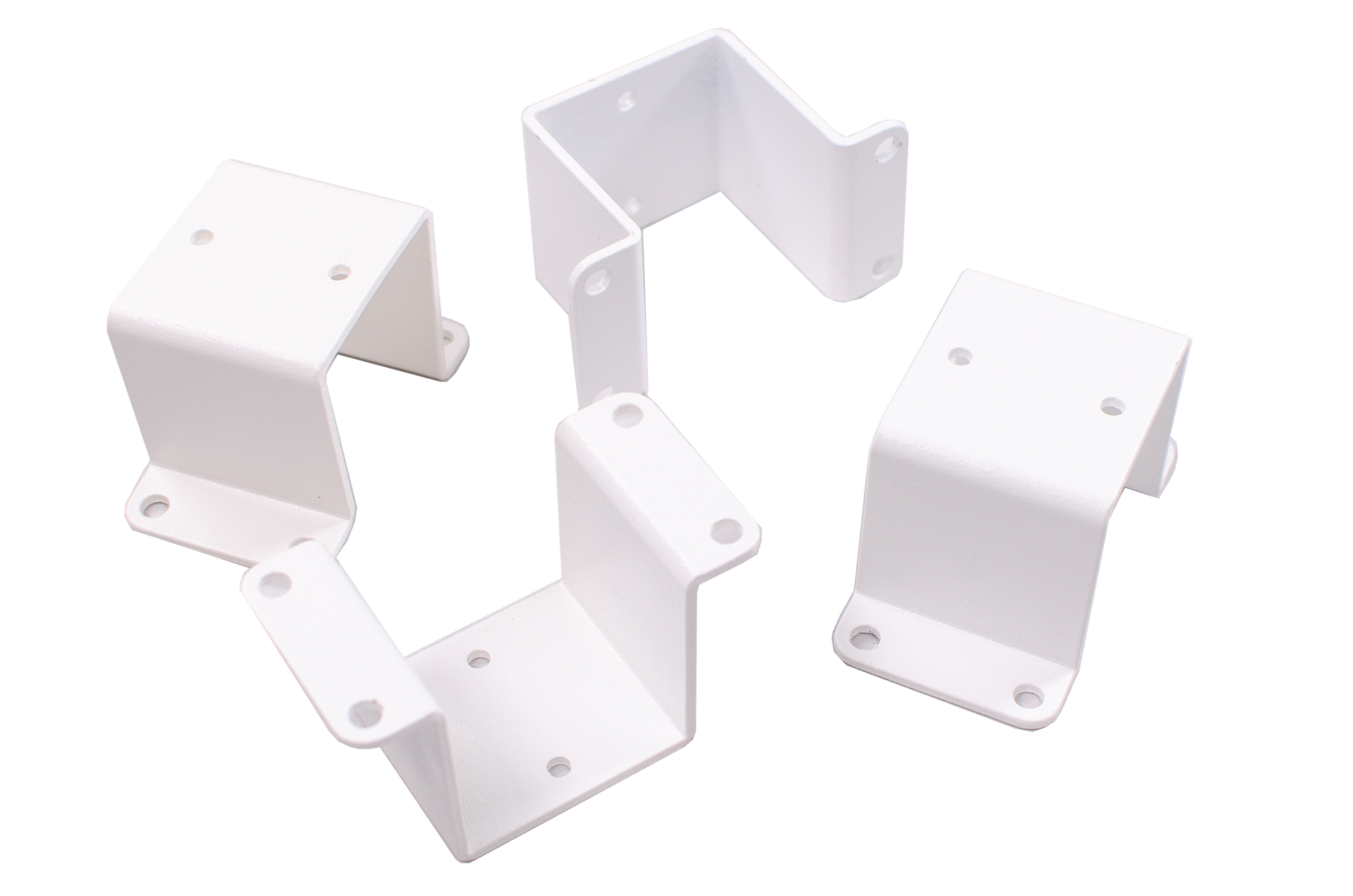 Harmony Railing 2-in White Aluminum Rail Bracket (4-Pack) – Super Arbor