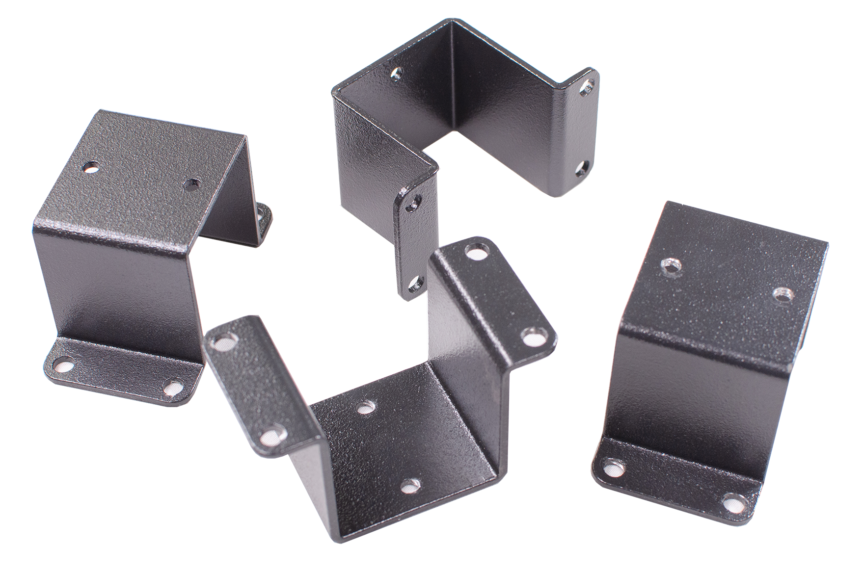 Harmony Railing 2-in Black Aluminum Rail Bracket (4-Pack) – Super Arbor