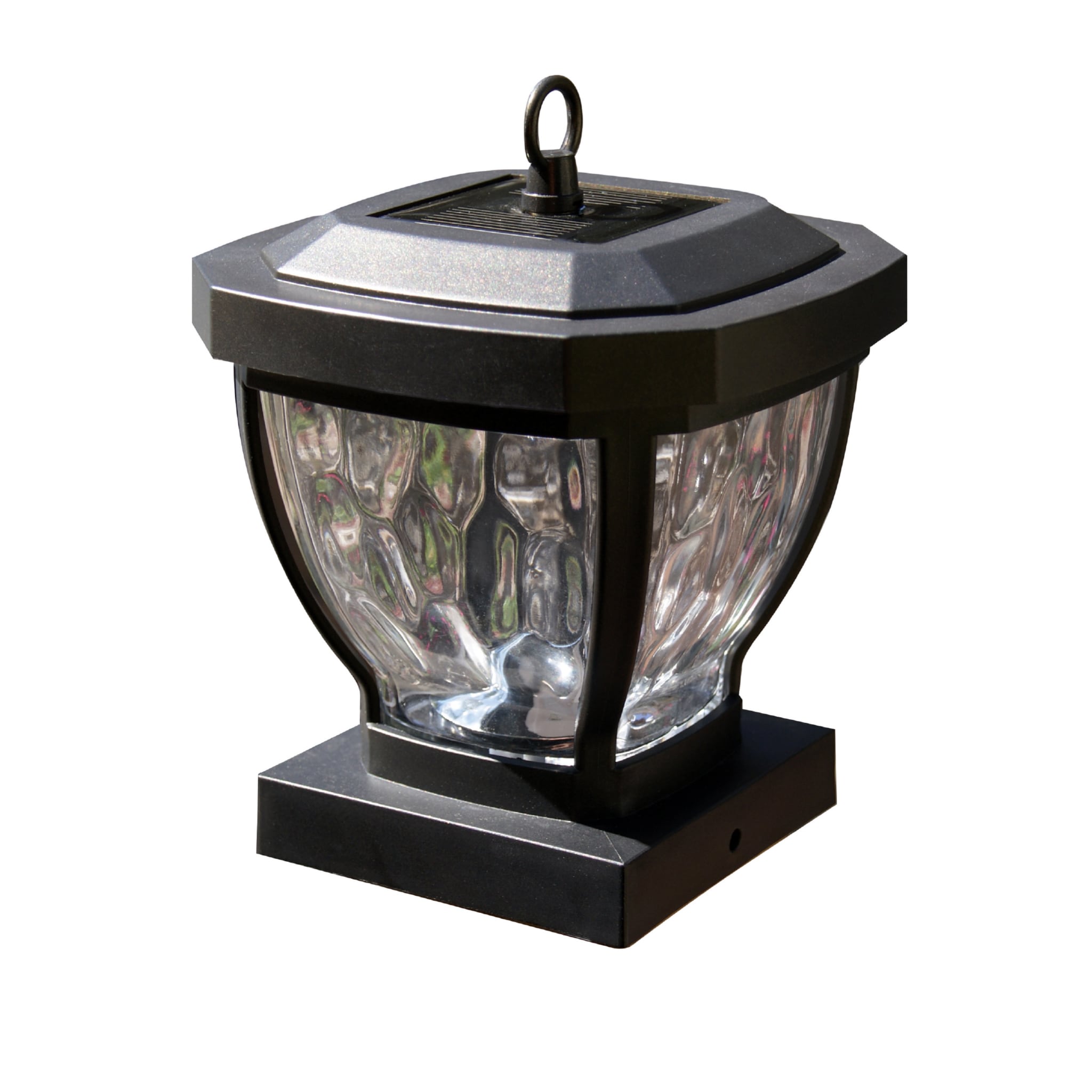 Classy Caps 4-in x 4-in 10-Lumen 0.2-Watt Dark Bronze Solar LED Outdoo ...