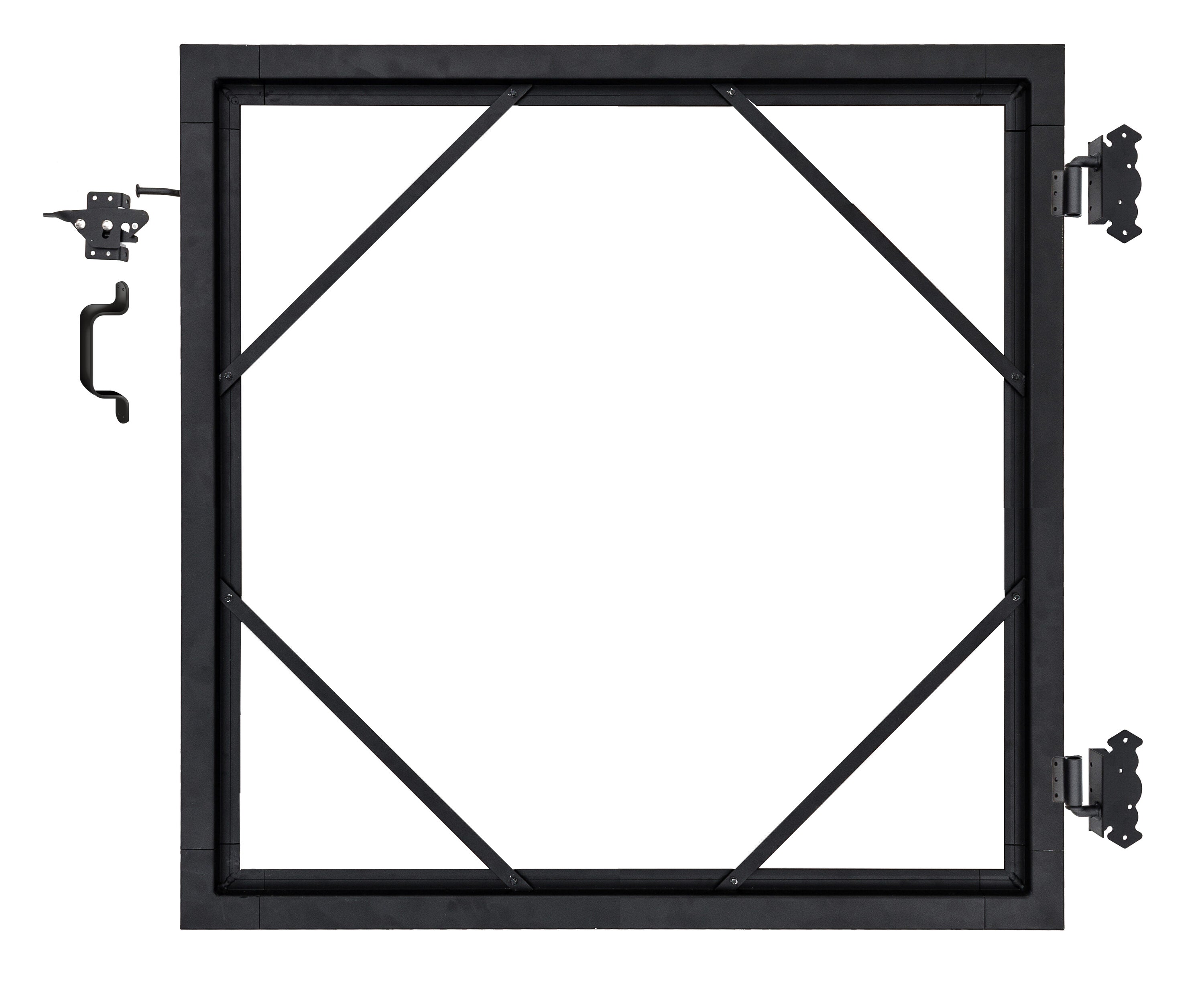 Infinity Euro Euro Fence 6-ft H x 6-ft W Black Privacy Composite Fence ...