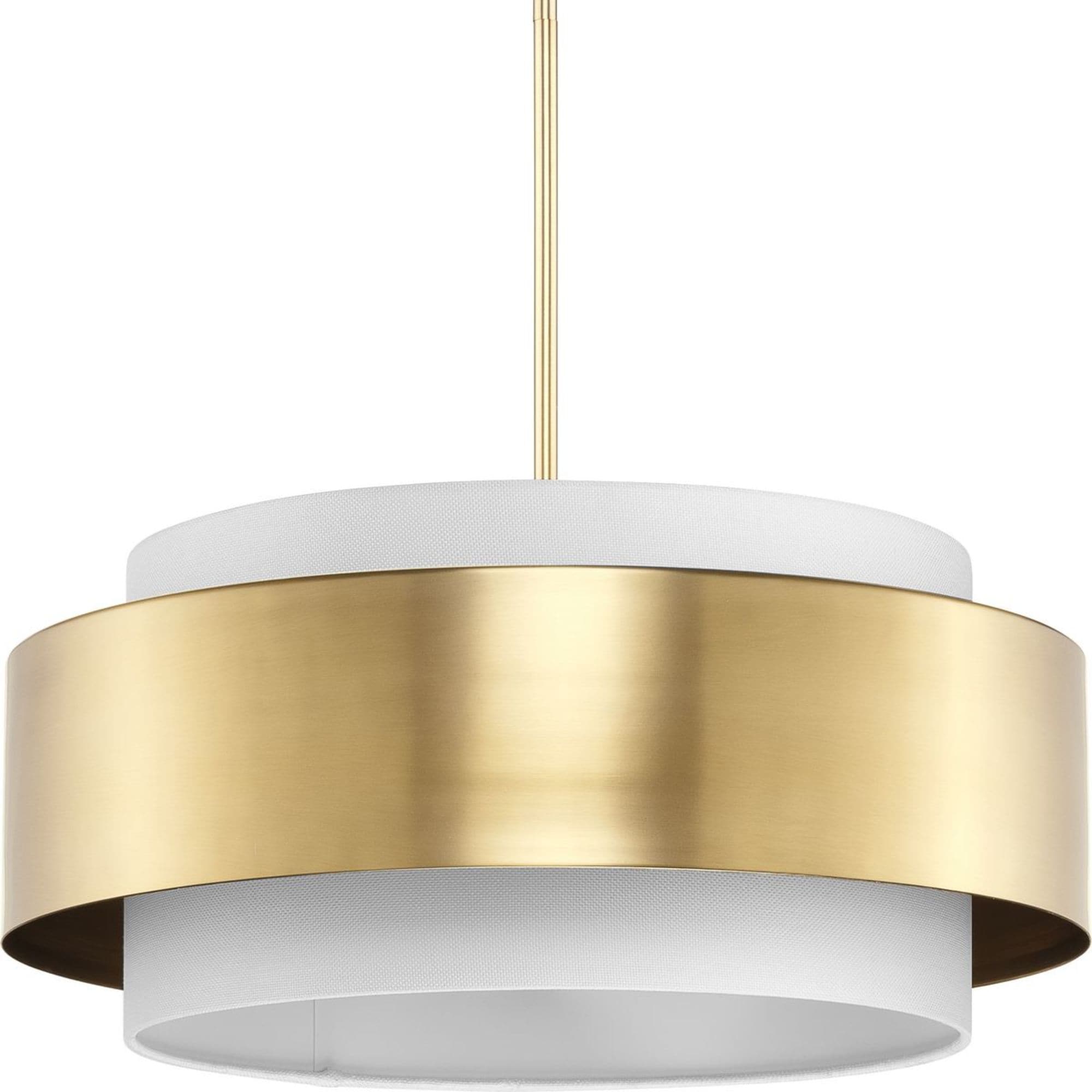 Progress Lighting Silva 3-Light Brushed Bronze Modern/Contemporary Dru ...