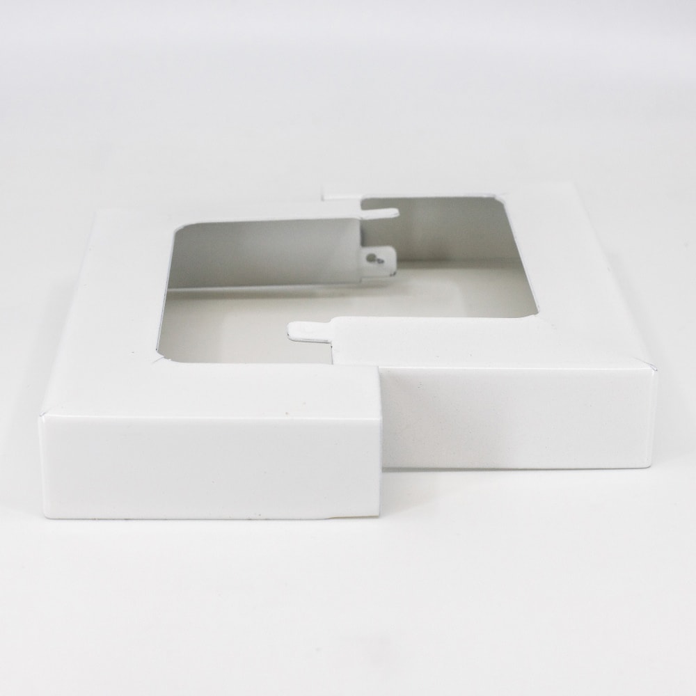 TITAN BUILDING PRODUCTS 6-in x 6-in White Metal Deck Post Base Trim ...