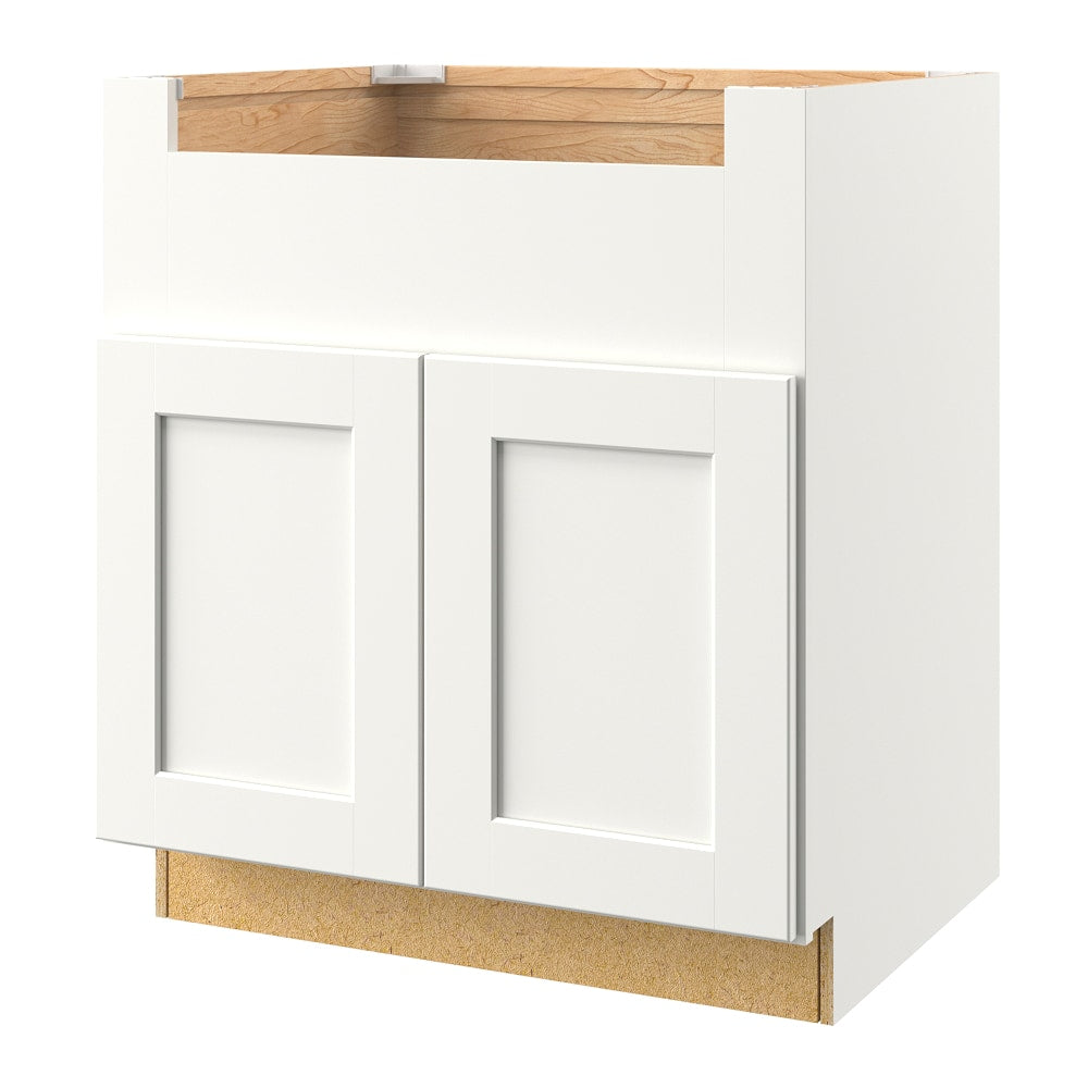 allen + roth Aveley 36-in W x 34.5-in H x 24-in D Linen Apron Front Si ...