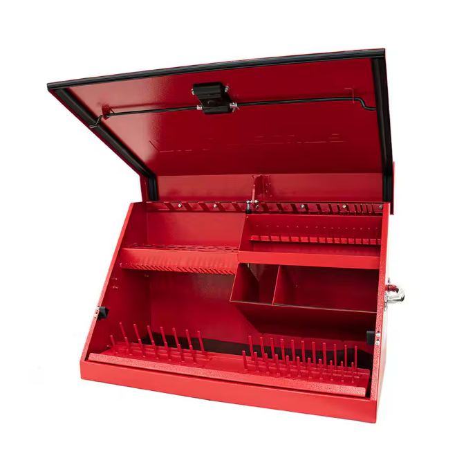 31 in. W x 16 in. D Portable Red Triangle Top Tool Chest for Sockets ...