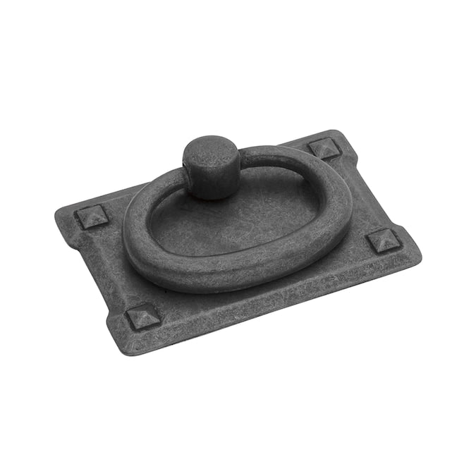 Hickory Hardware Old Mission 1-1/8-in Center to Center Black Mist Anti ...