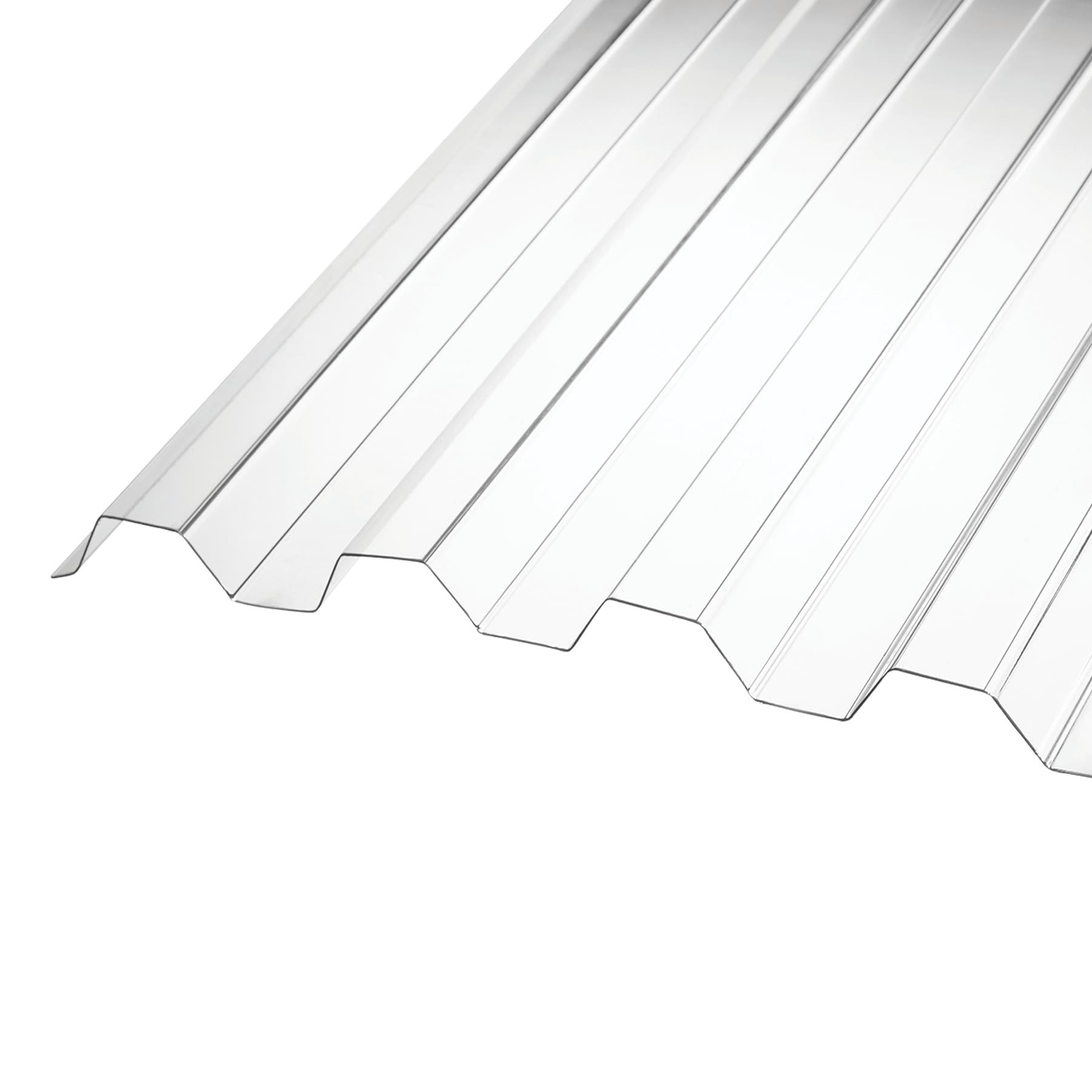 AmeriLux International CoverLite 2.16-ft x 8-ft Corrugated Clear Polyc ...
