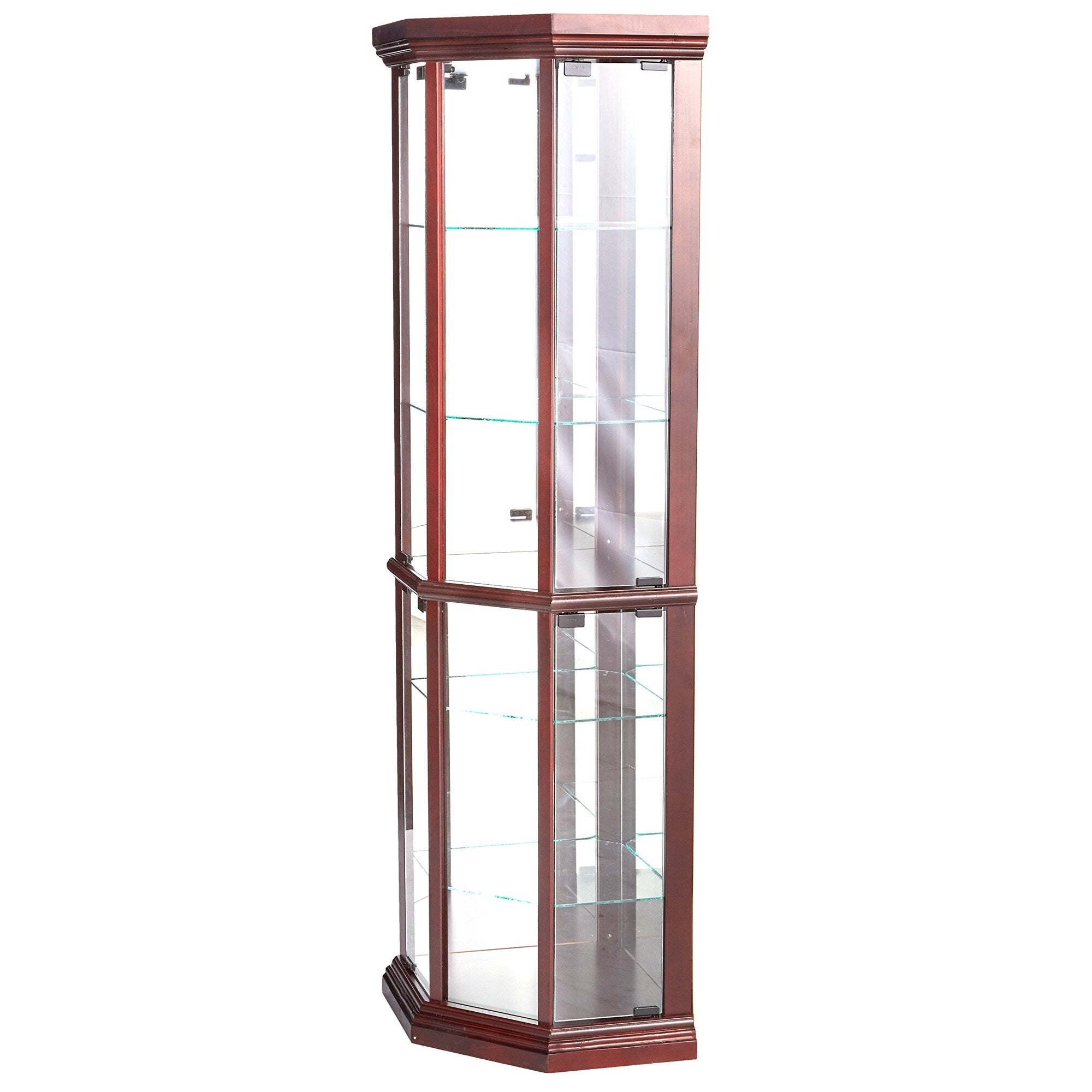 Benzara Contemporary/Modern Brown Wood Curio Cabinet – Super Arbor