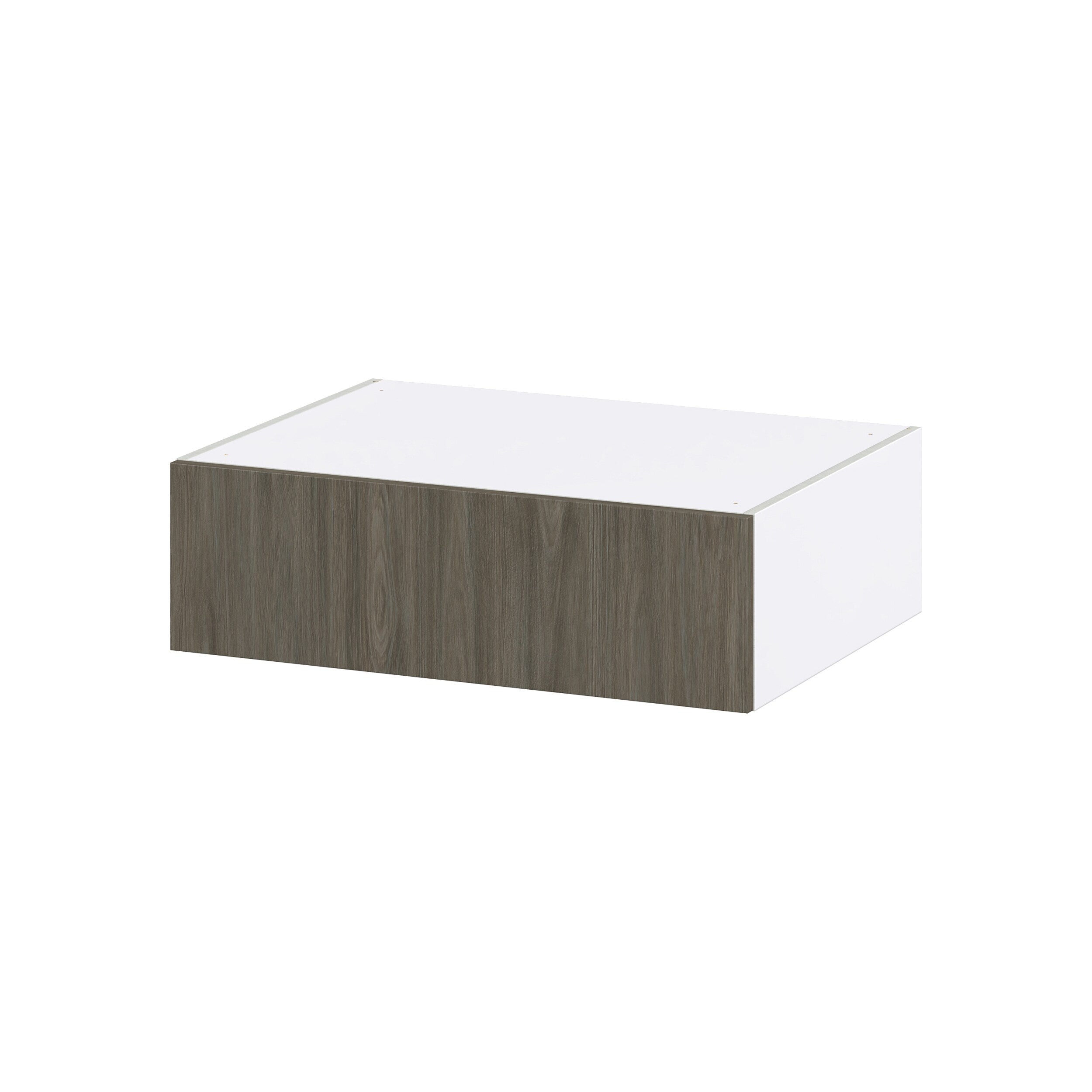 Hugo&Borg Savane 33-in W x 10-in H x 24-in D Textmel Wall Fully Assemb ...