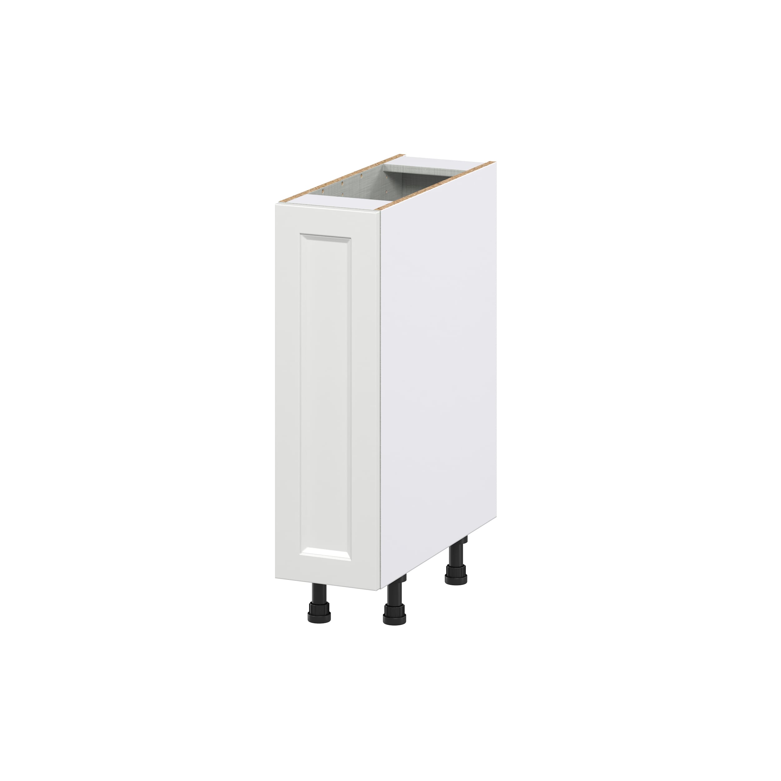 Hugo&Borg Riviera 9-in W x 34.5-in H x 25-in D Bright White 1-Drawer P ...