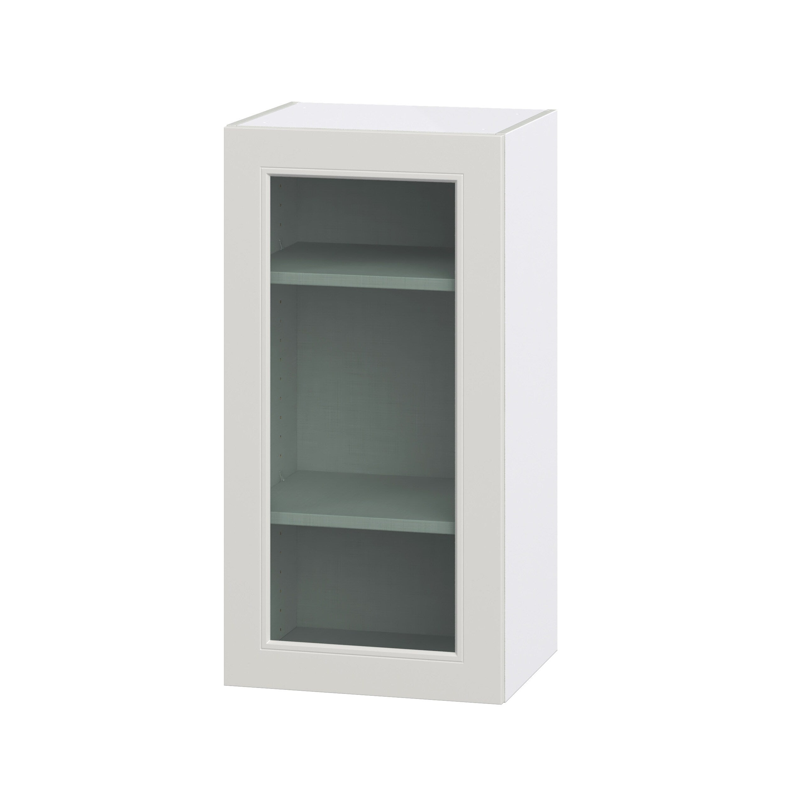 Hugo&Borg Belcourt 18-in W x 35-in H x 14-in D Gray Painted Wall Fully ...