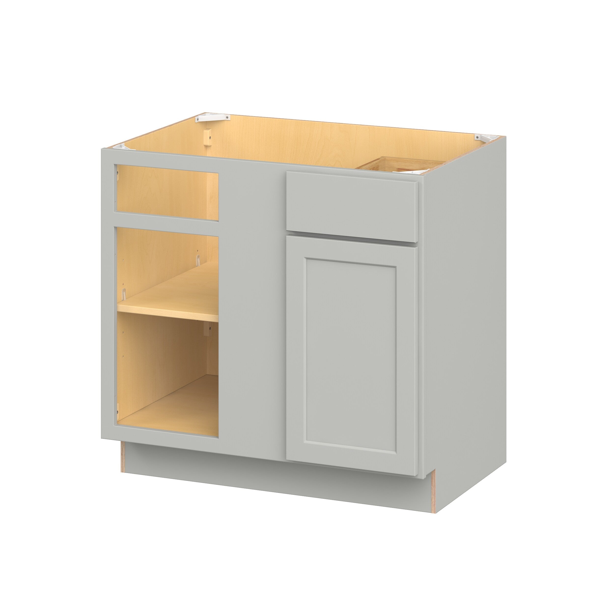 Hugo&Borg PRO Jasper 36-in W x 34.5-in H x 24-in D Whisper Gray Blind ...