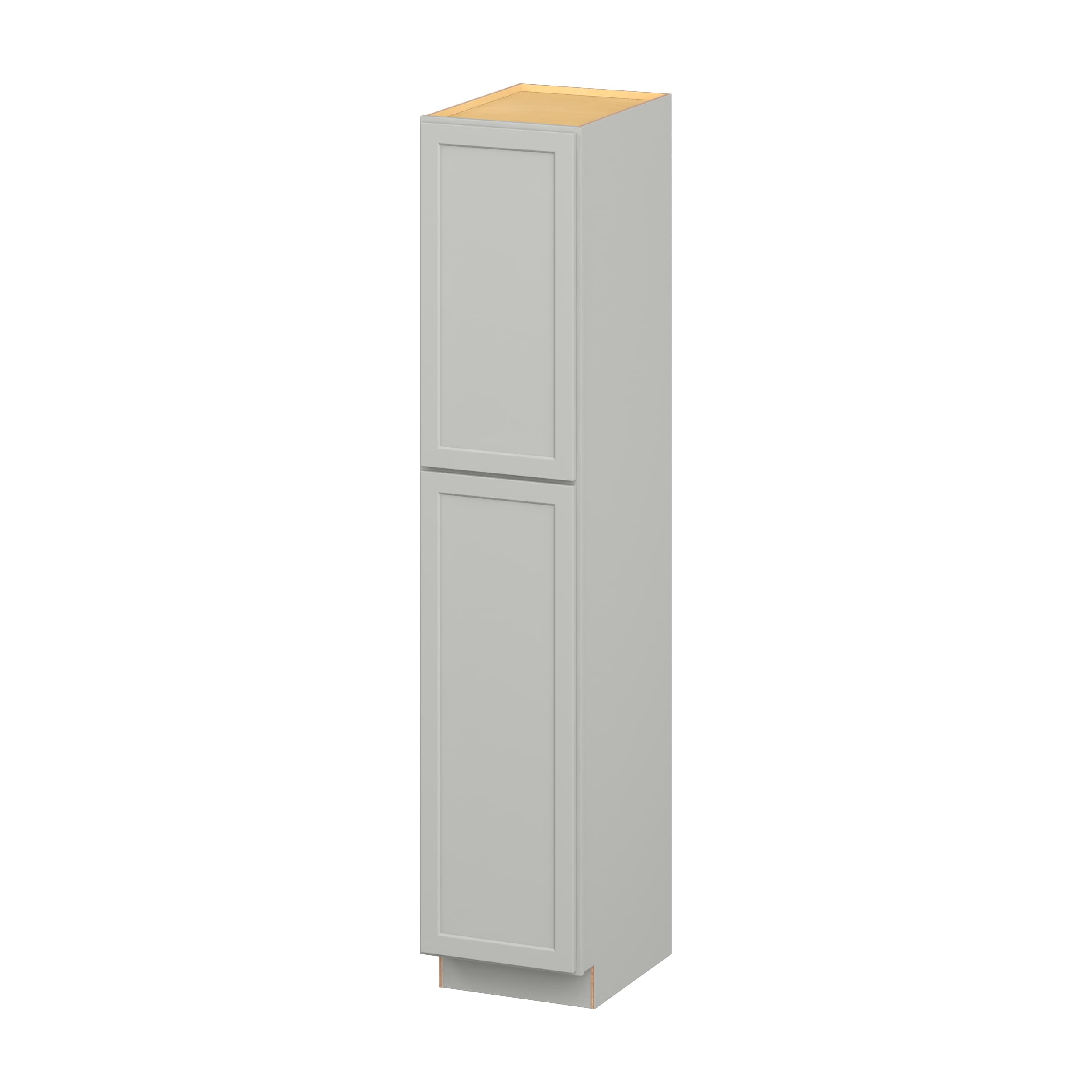 Hugo&Borg PRO Jasper 18-in W x 90-in H x 24-in D Whisper Gray Pantry R ...