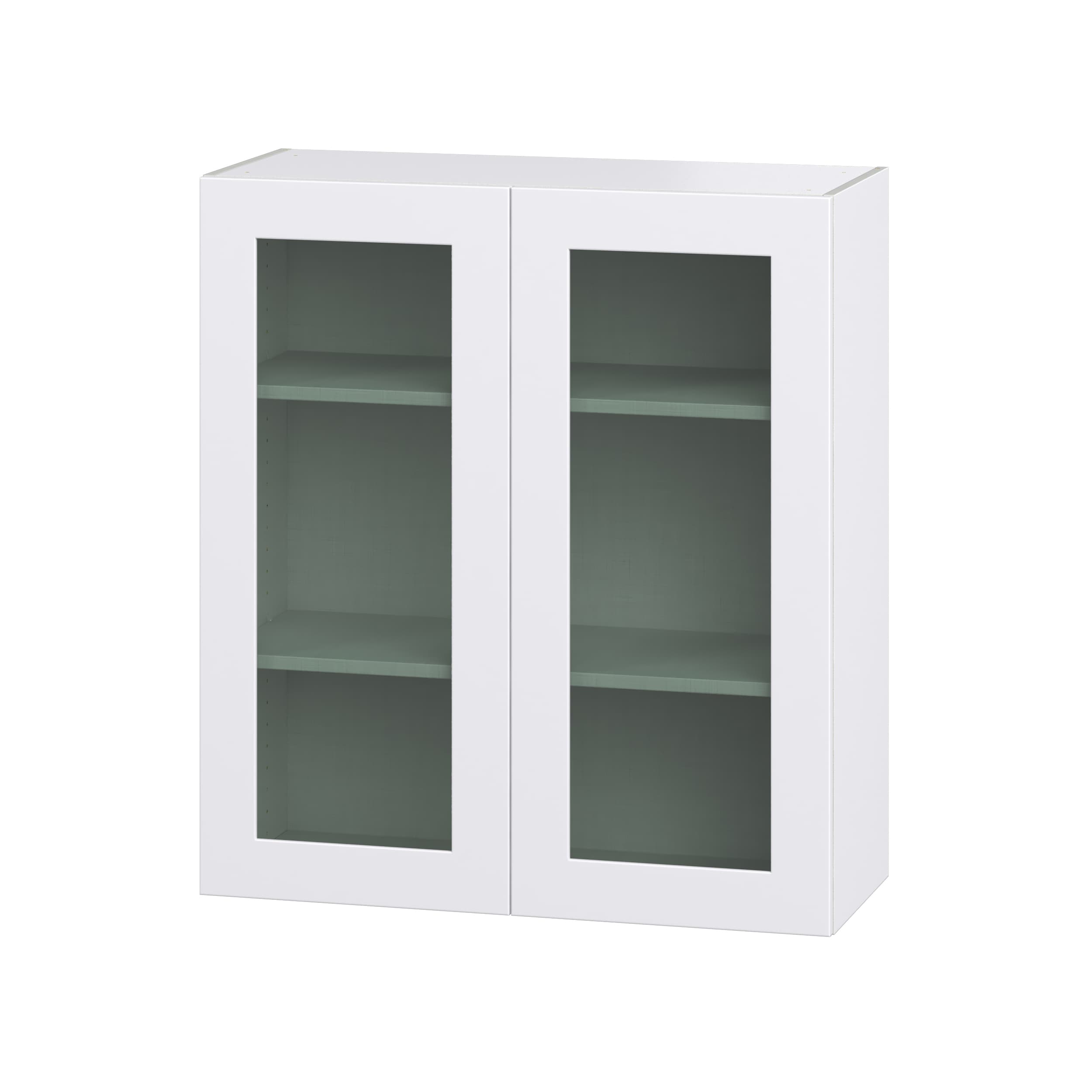 Hugo&Borg Jolie 36-in W x 40-in H x 14-in D Warm White Wall Fully Asse ...