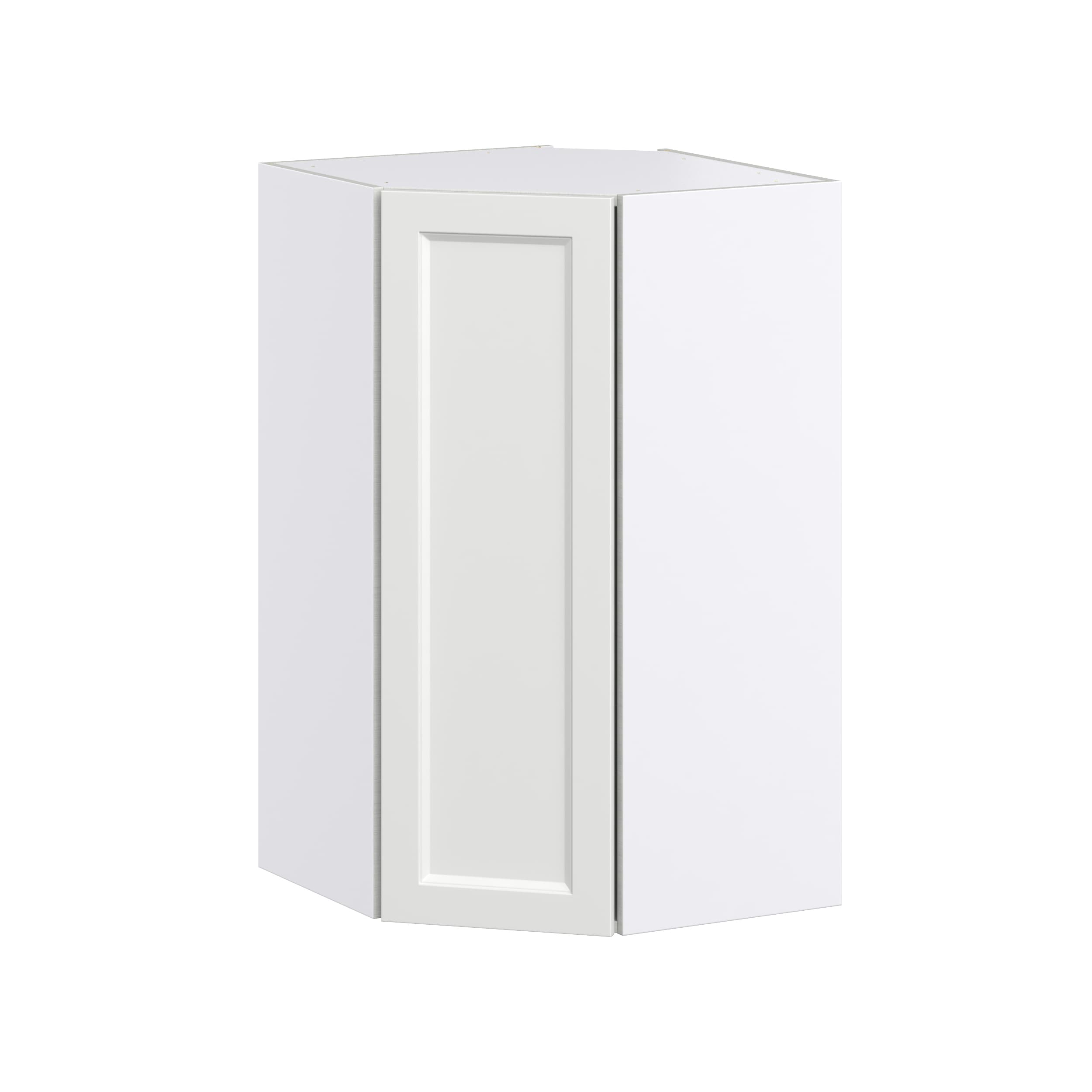 Hugo&Borg Riviera 24-in W x 40-in H x 14-in D Bright White Diagonal Co ...