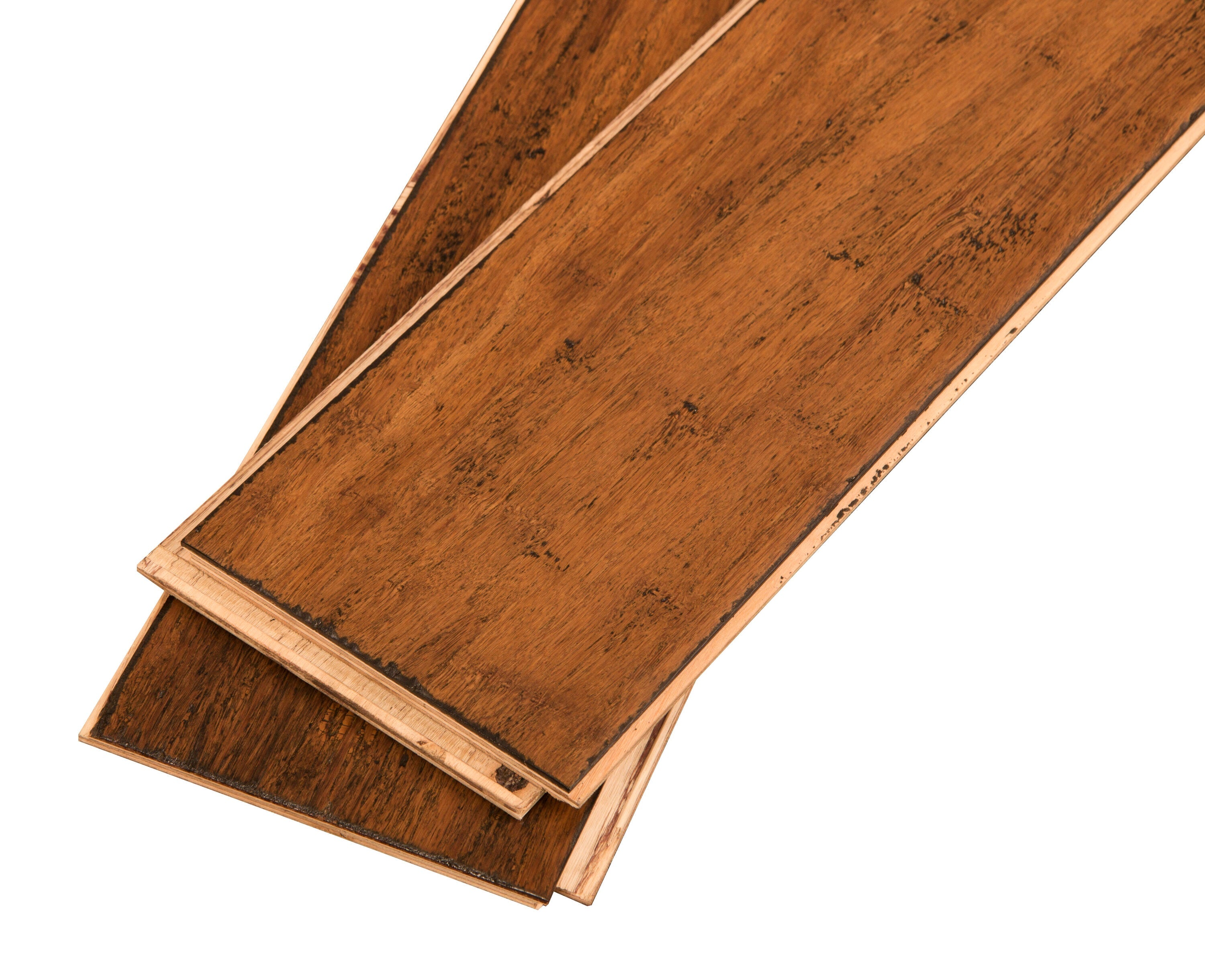Cali Bamboo Fossilized 5.31-in Antique Java Bamboo Handscraped Enginee ...