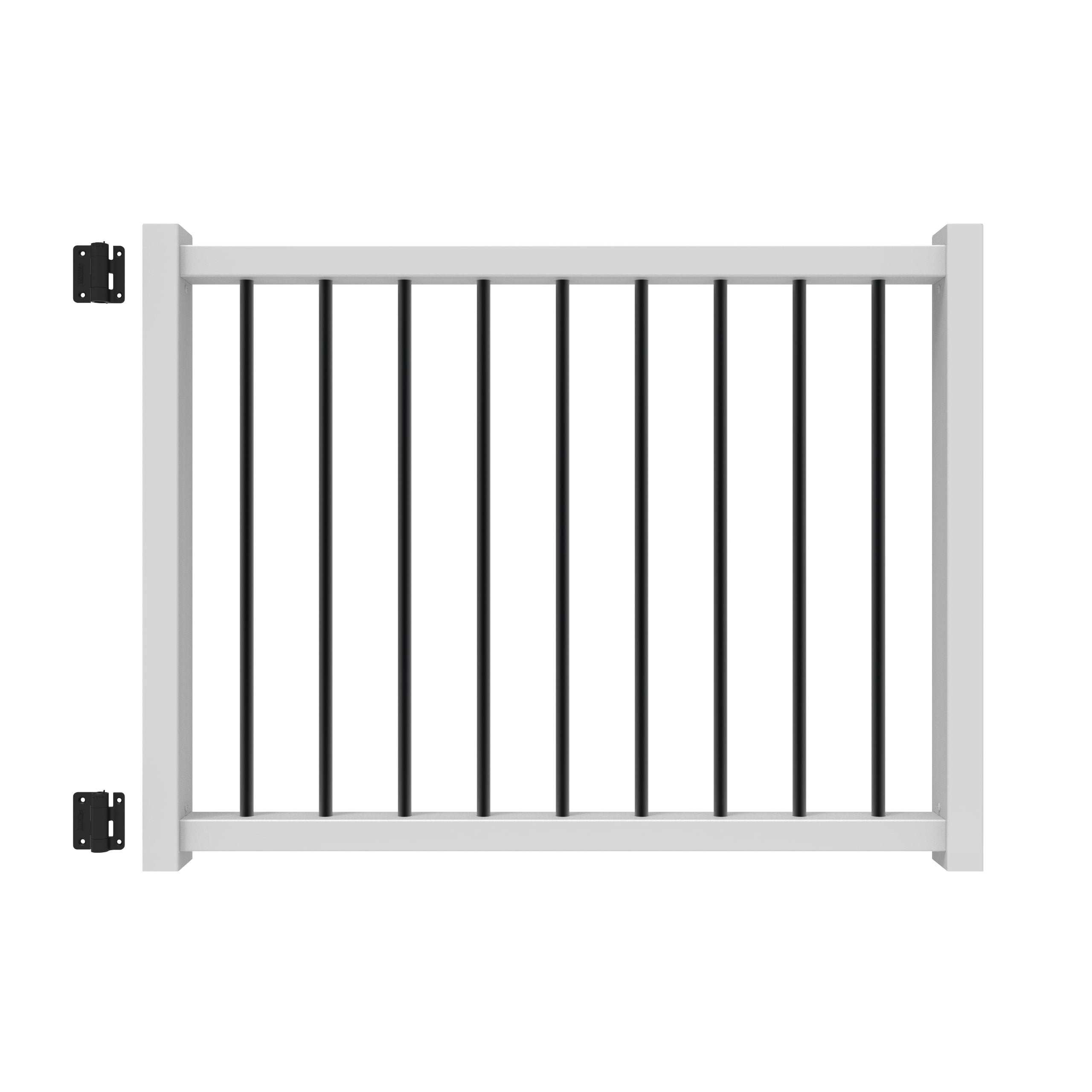 Freedom Camden 48-in L x 36-in H White Composite Deck Railing Gate (As ...
