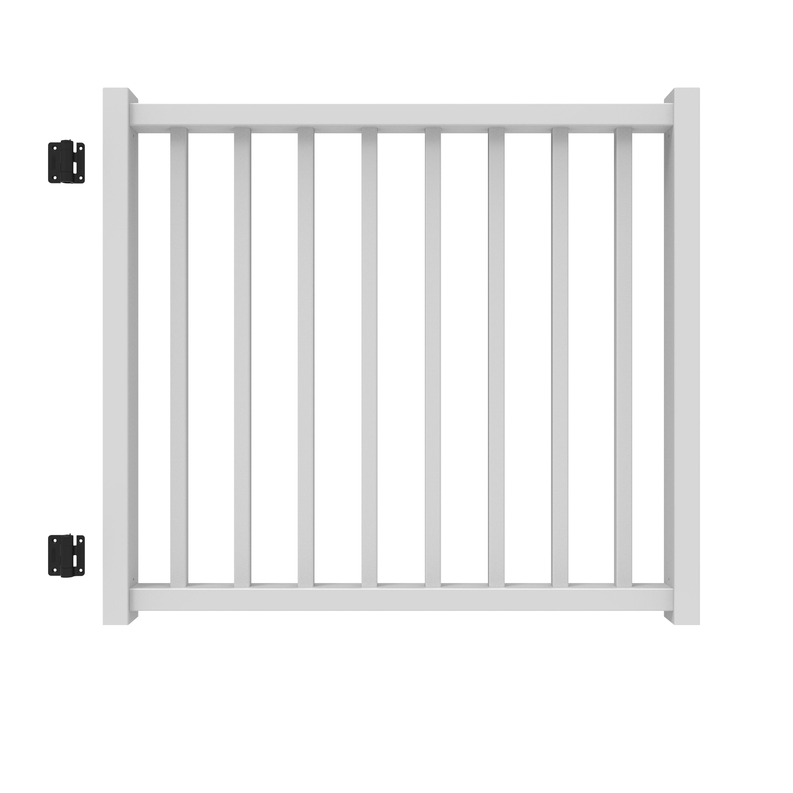 Freedom Camden 48-in L x 42-in H White Composite Deck Railing Gate (As ...