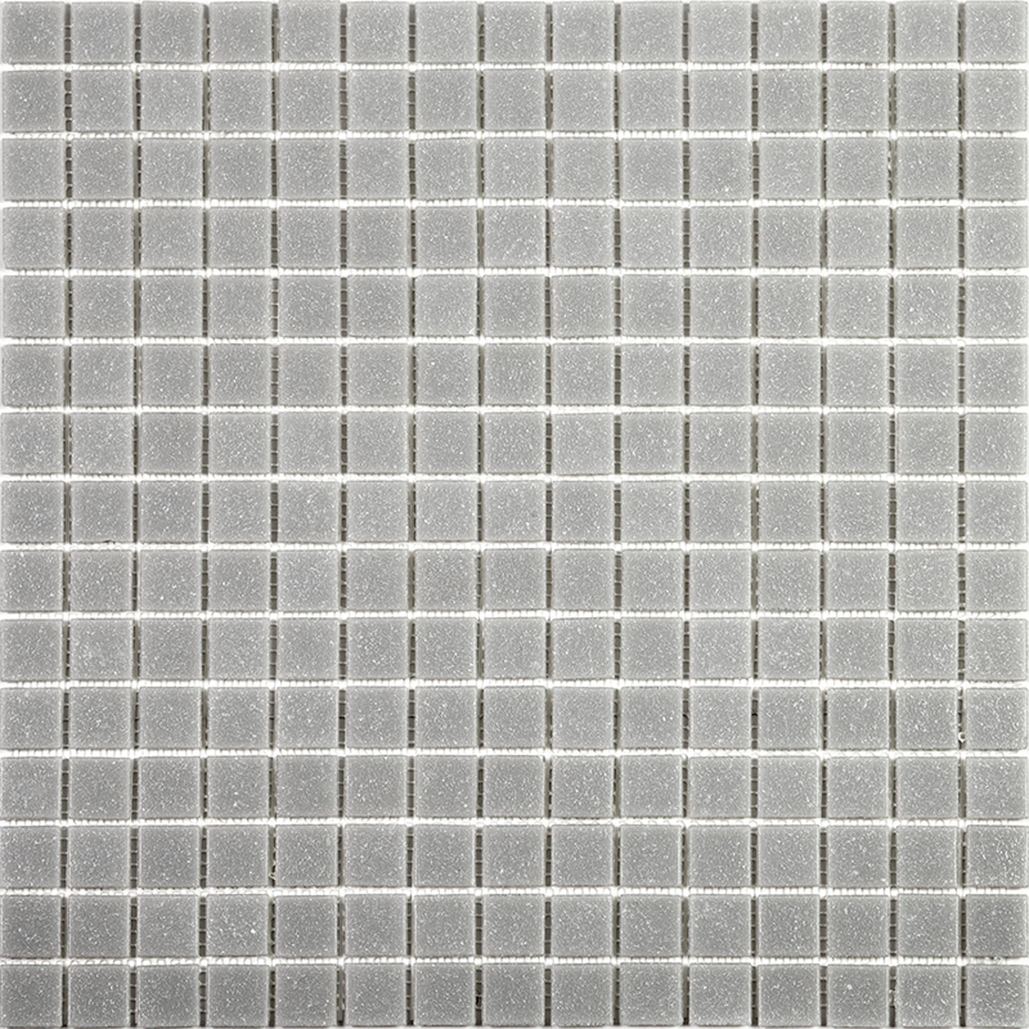 Apollo Tile Dune Ice Gray 12-in x 12-in Glossy Glass Uniform Squares F ...