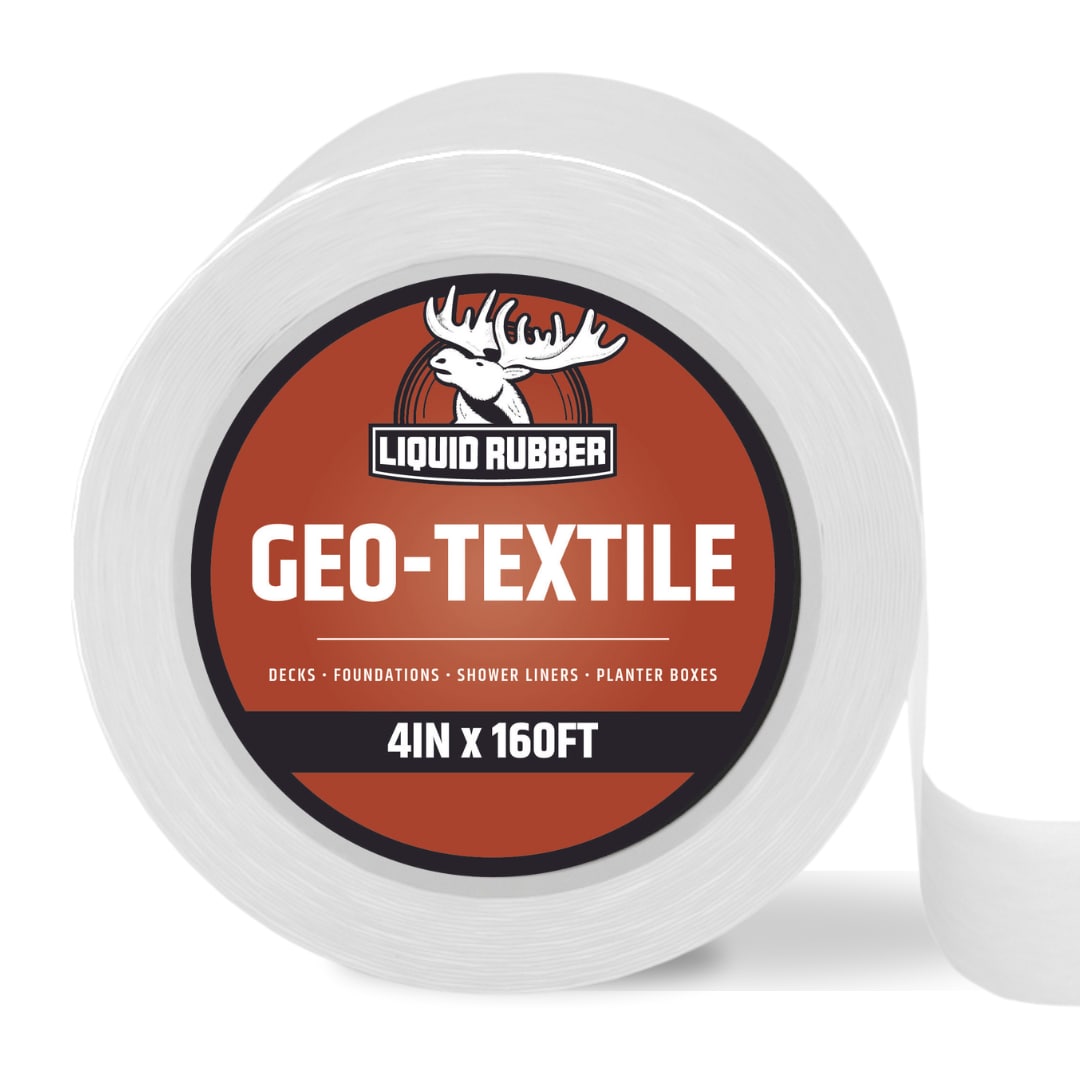 Liquid Rubber Geo-Textile Polyester Roof Fabric, 4-in x 160-ft Reinfor ...