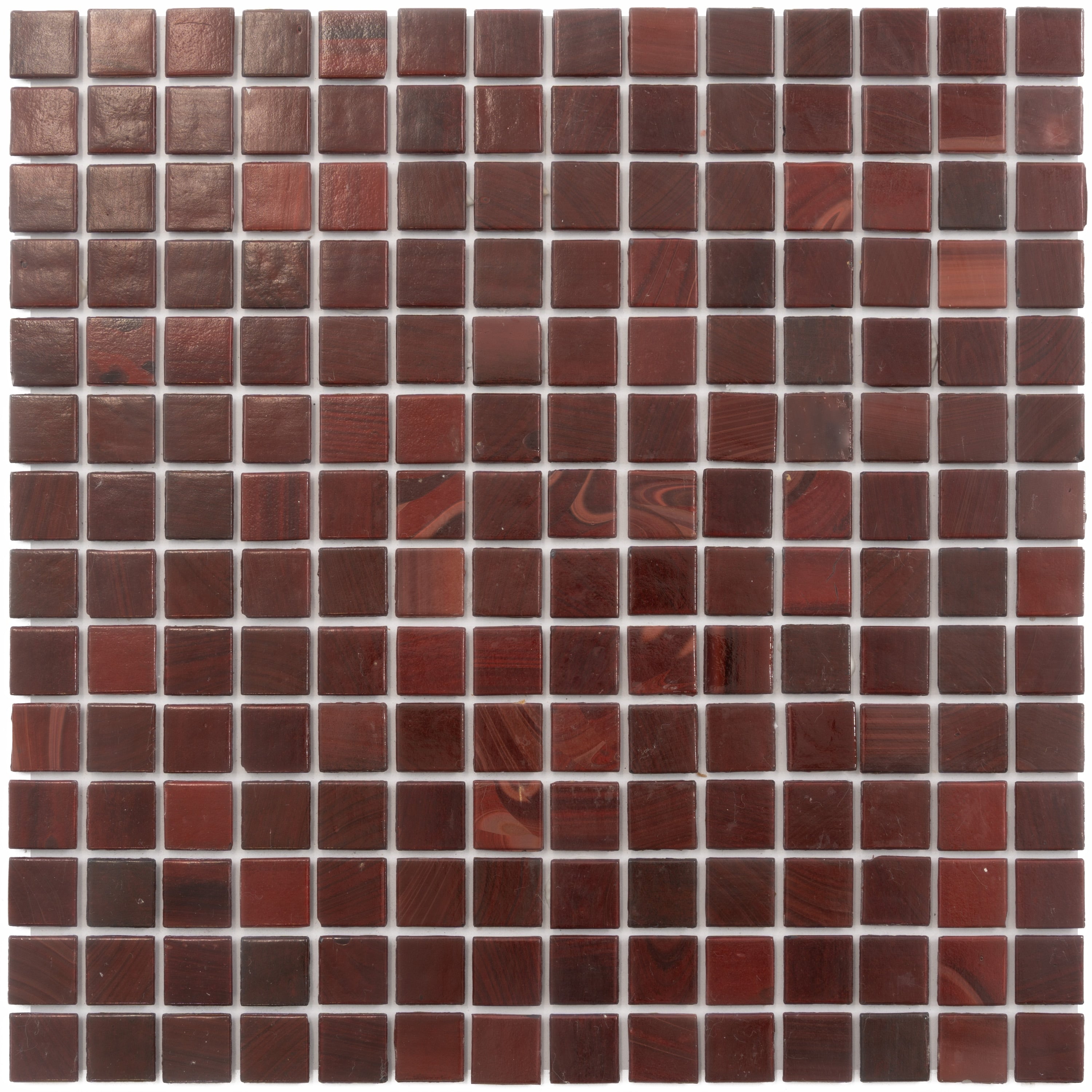 Apollo Tile Dune Ruby Red 12-in x 12-in Glossy Glass Uniform Squares F ...
