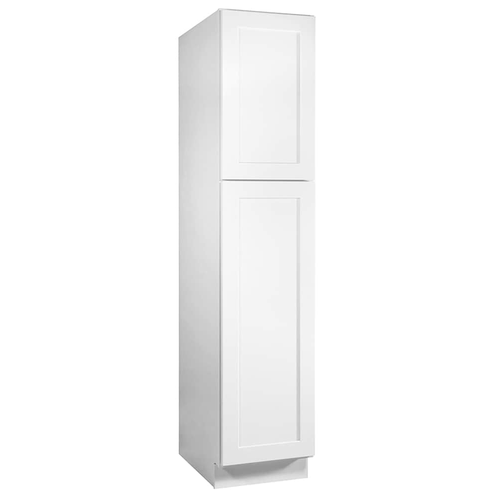 Design House Brookings 18-in W x 84-in H x 24-in D White Maple Pantry ...