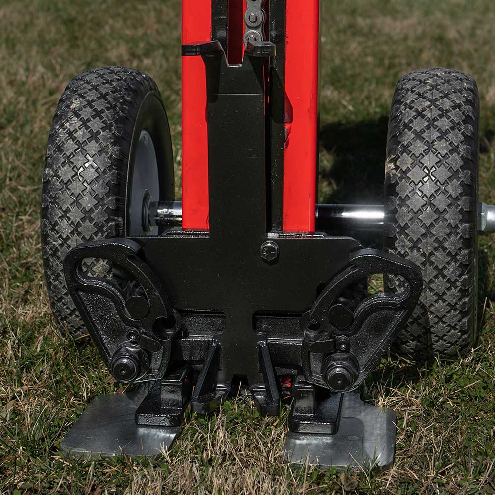 Titan 40-in Red/Black Steel Post Driver For Multiple Fence Types ...