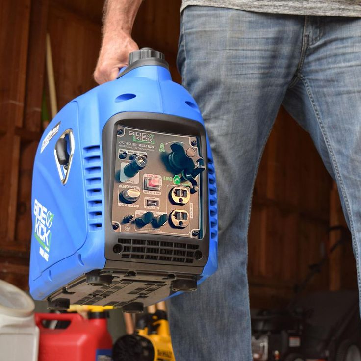 DUROMAX 2,200-Watt/1,800-Watt Recoil Start Dual Fuel Digital Powered H ...