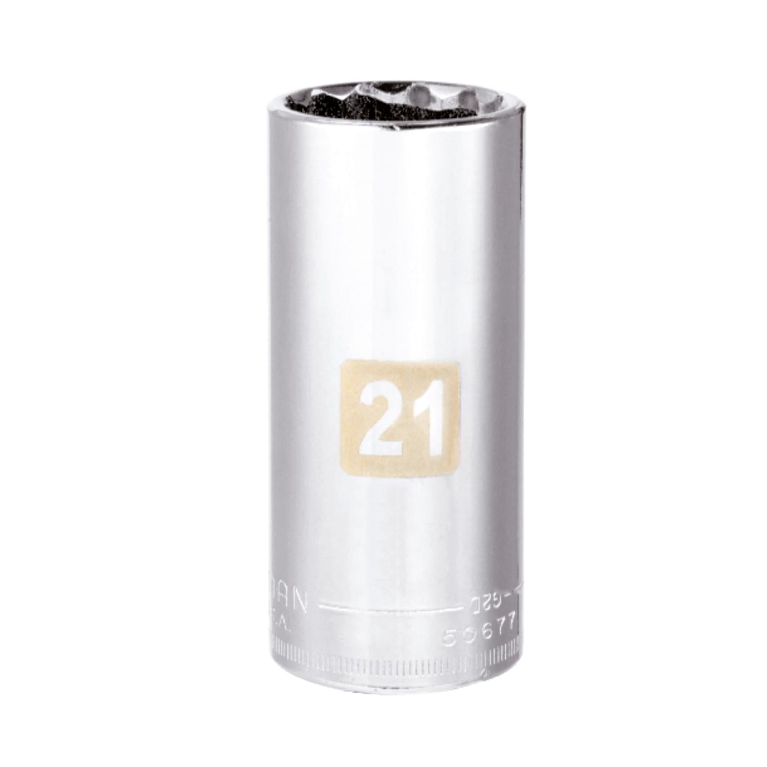 Craftsman 21 mm Metric Deep Socket, 3/8 in. Drive, 12 Point – Super Arbor