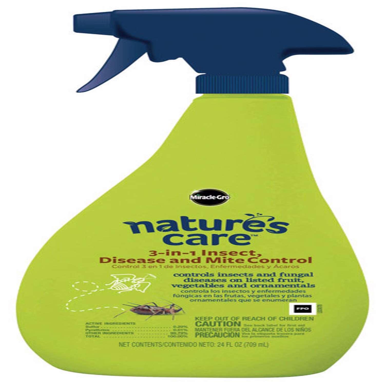 Miracle-Gro Nature's Care Liquid Fungicide/Insecticide/Miticide 24 oz ...