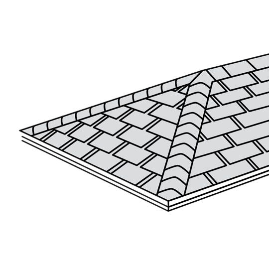 Atlas Pro-Cut Hip & Ridge Shingles with Scotchgard Protector & Alignme ...