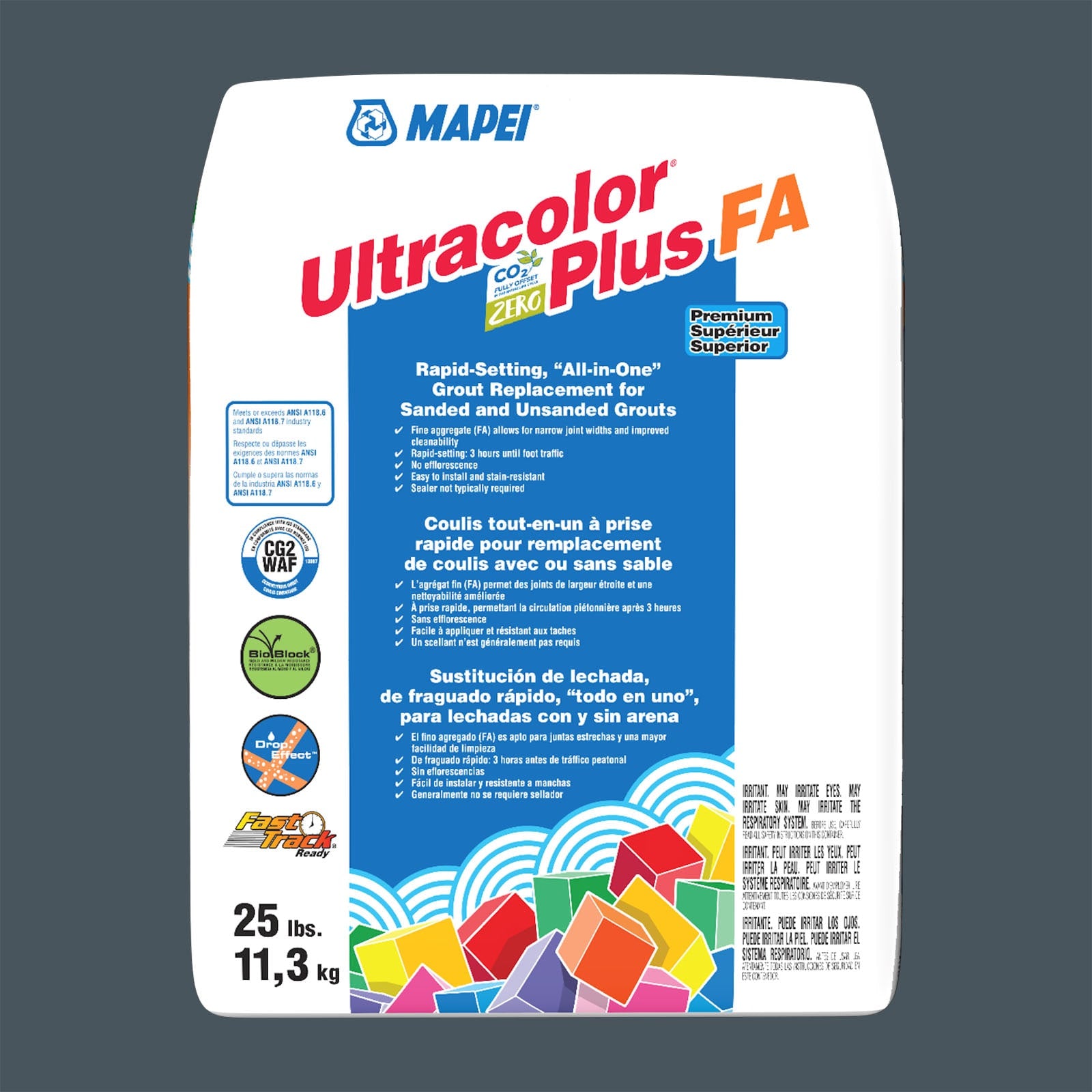 MAPEI Ultracolor Plus FA Grout, Night Sky #5232 – 25 lbs – Super Arbor