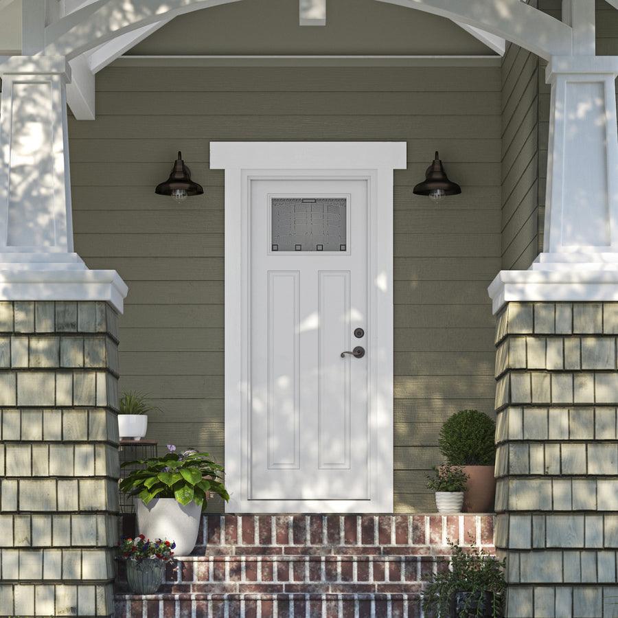 Therma-Tru Benchmark Emerson 32-in x 80-in Fiberglass Craftsman Left-H ...