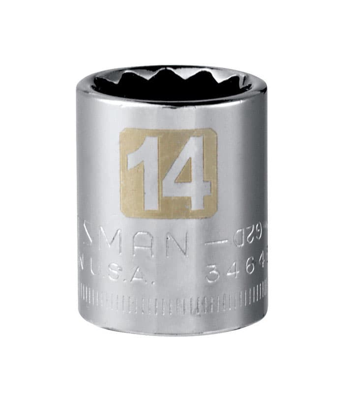 Craftsman 14 mm Metric 12 Point Standard Socket, 3/8 in. Drive – Super ...