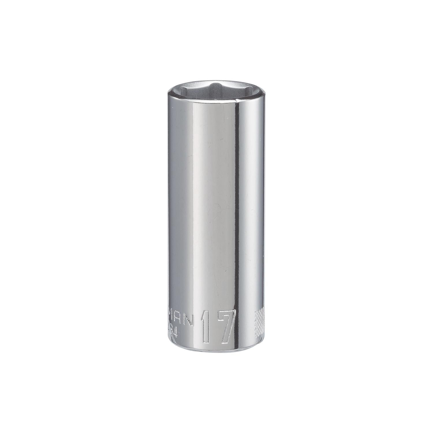 Craftsman 17mm Metric Deep Socket, 3/8-inch Drive, 6-Point – Super Arbor