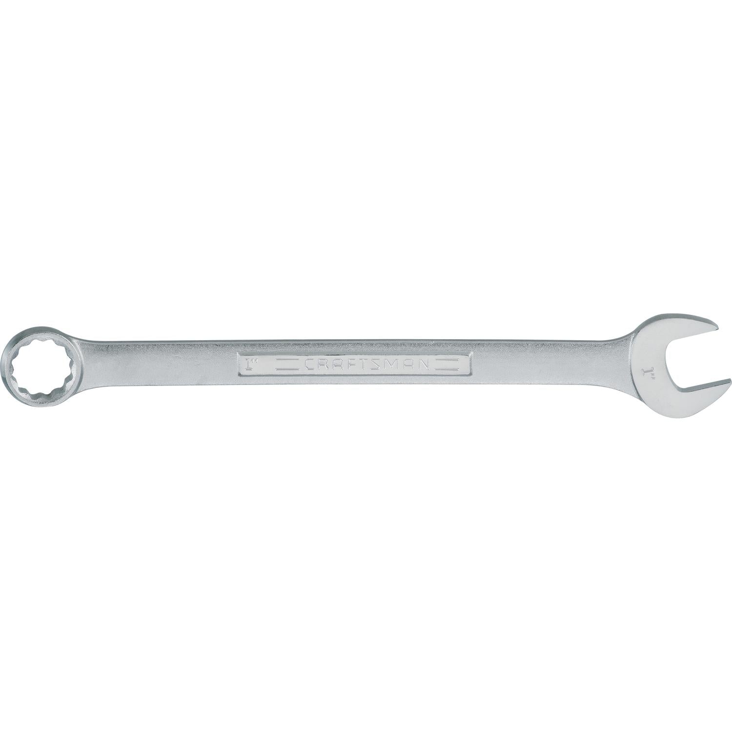 Craftsman 1-in SAE Combination Wrench, 12-Point, Chrome Finish – Super ...