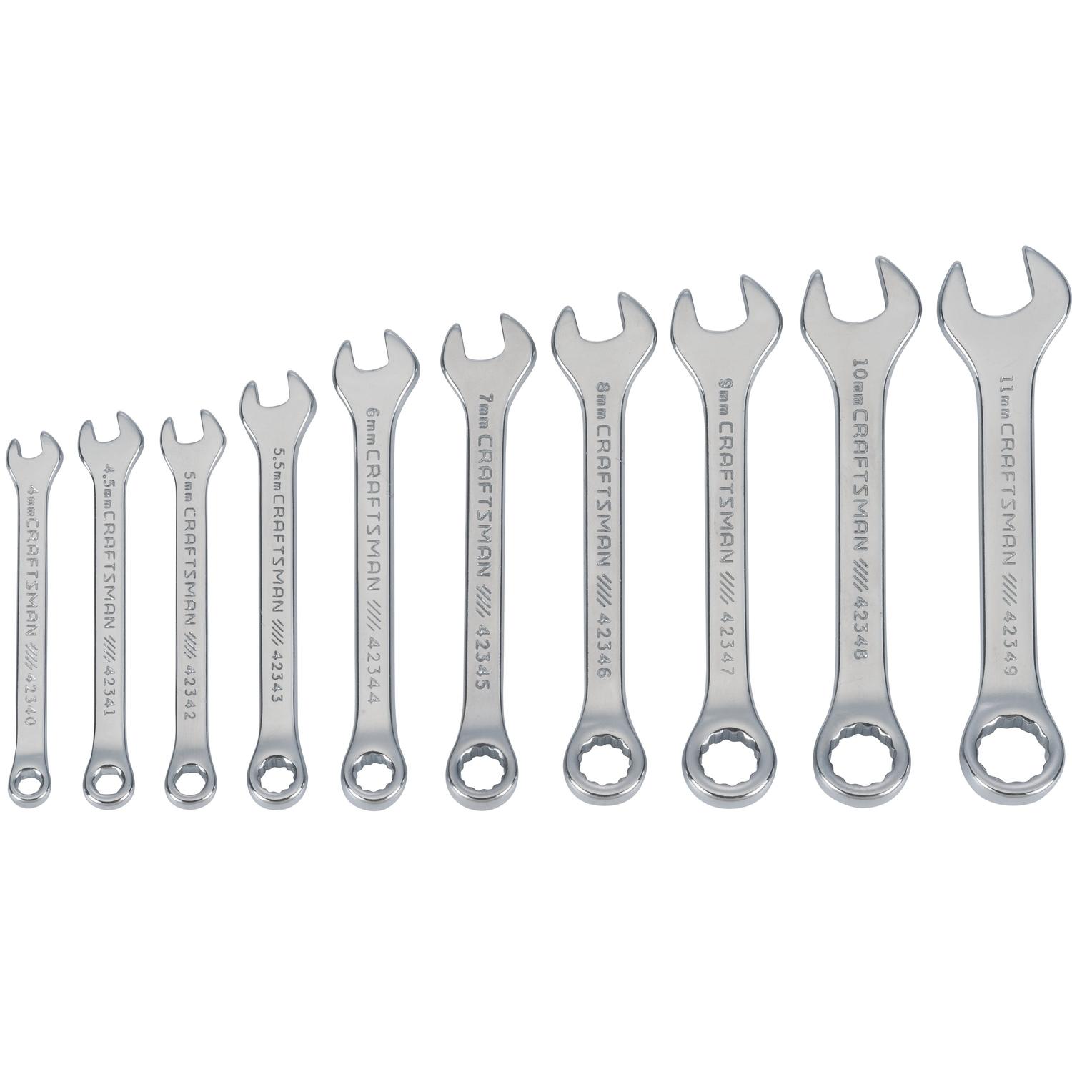 Craftsman Metric Ignition Wrench Set, 10 pc - Durable Steel Constructi ...