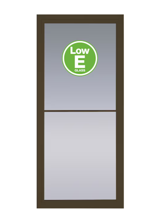 Pella Rolscreen 32-in x 81-in Brown Full-view Retractable Screen Alumi ...