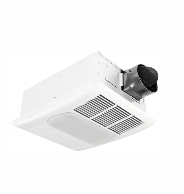 Radiance Series 80 CFM Ceiling Exhaust Bathroom Fan with Dimmable LED ...