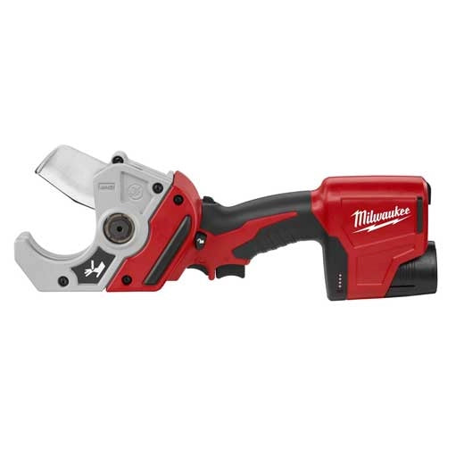 Milwaukee M12 12V Lithium-Ion Cordless PVC Shear Kit with (2) Batterie ...