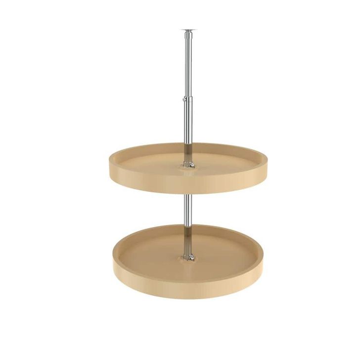 Rev-A-Shelf 20 in. Chrome Full Circle Lazy Susans 2-Shelf – Super Arbor