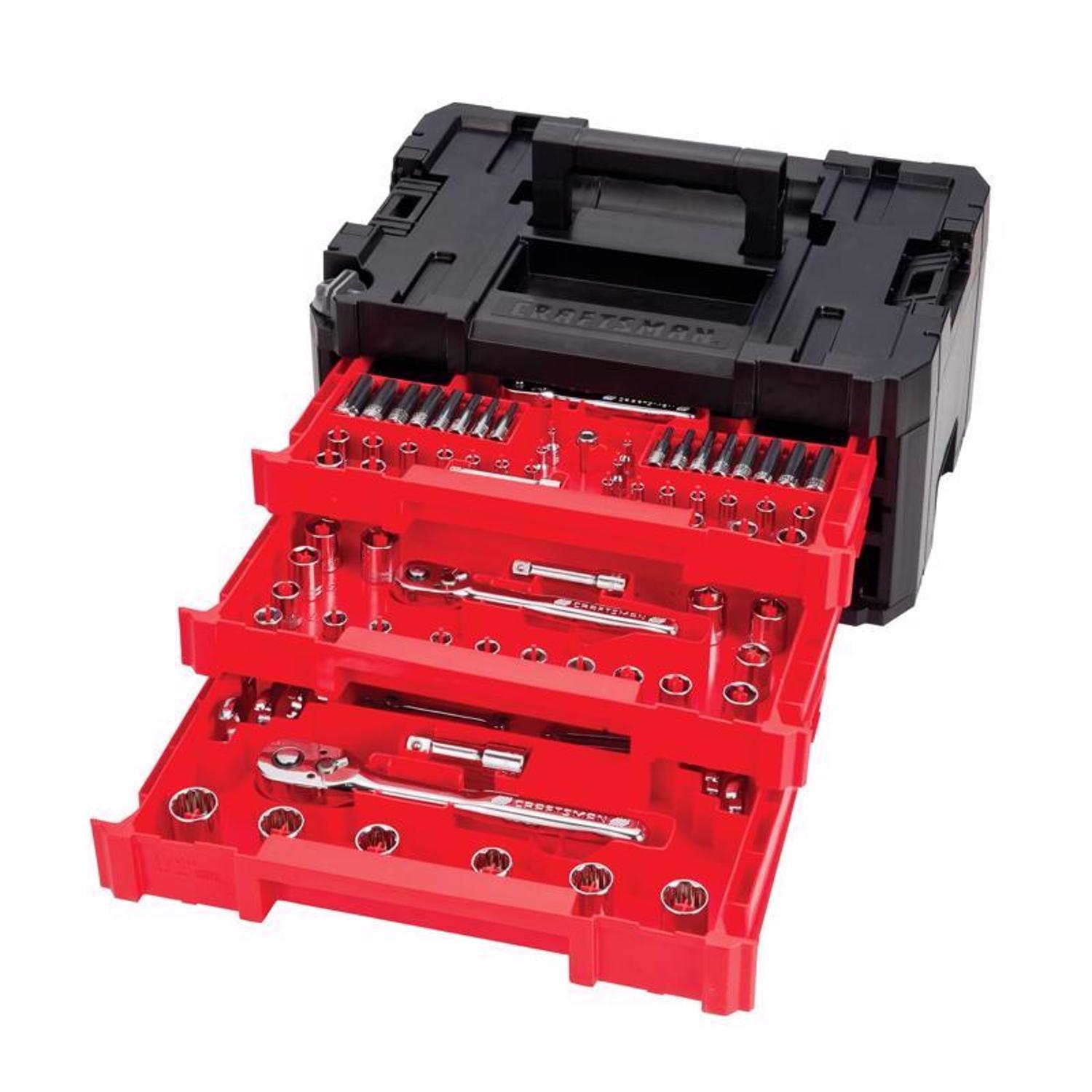 Craftsman Versastack 230-Piece Mechanic's Tool Set with Metric and SAE ...
