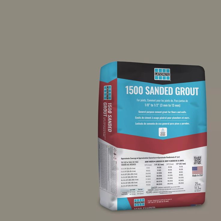 24 Natural Gray 1500 Sanded Grout – Super Arbor