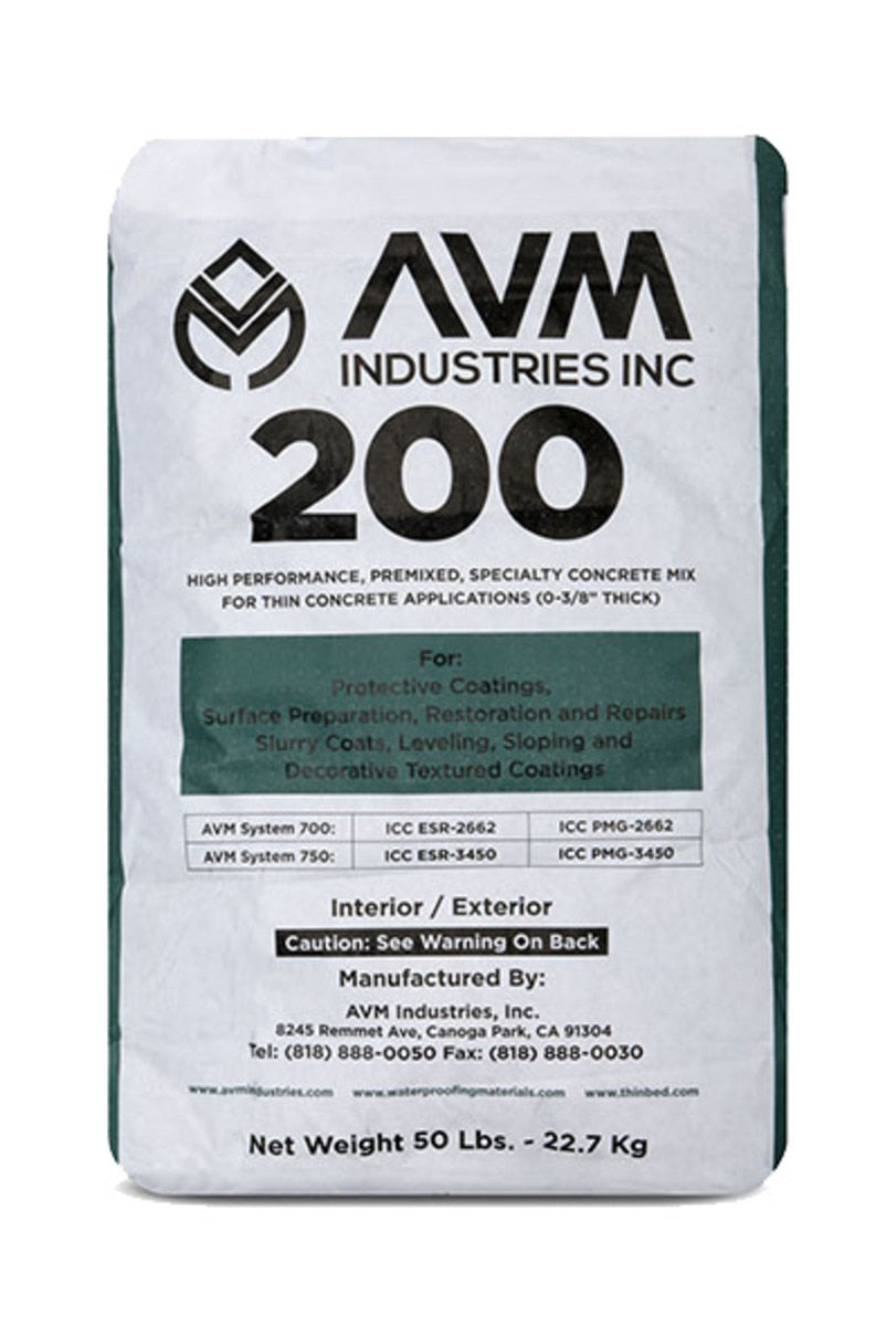 AVM Industries Aggregate 200 Gray Specialty Concrete Mix, 50 lb Bag ...