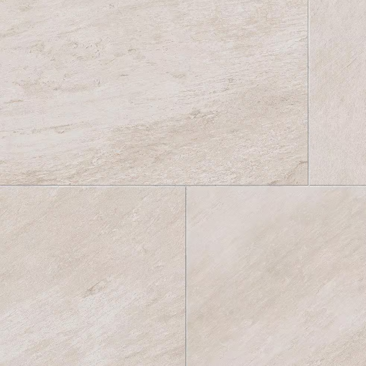 Alpe Ivory 24 in. x 48 in. Quartzite Stone Look Porcelain Floor and Wa ...