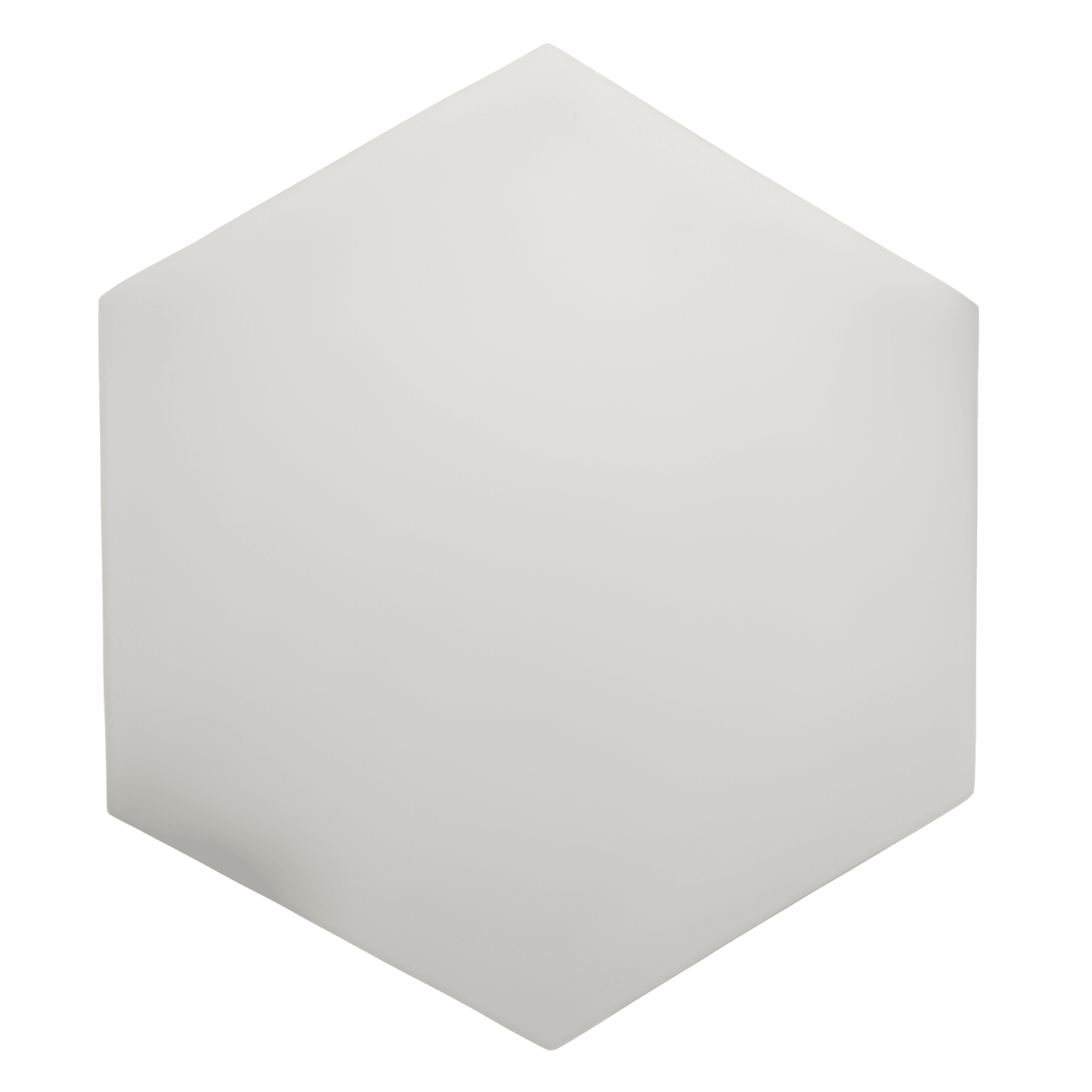 Merola Tile Apini Hex Matte White 9-1/8 in. x 10-1/2 in. Porcelain Flo ...
