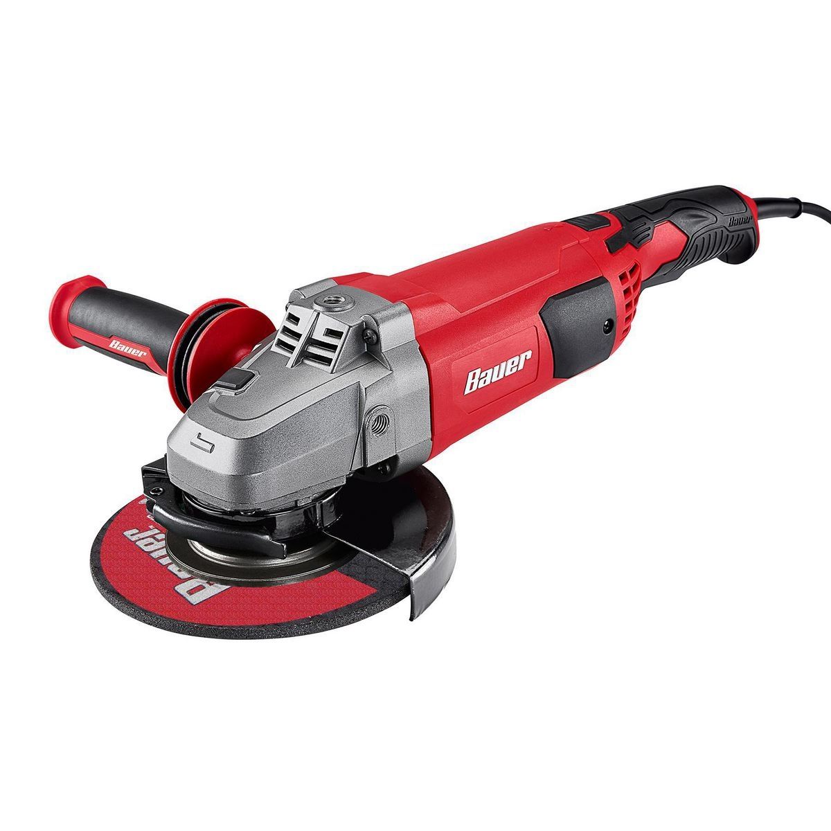 BAUER 15 Amp 7 in. Trigger Grip Angle Grinder with 180° Rotating Body ...