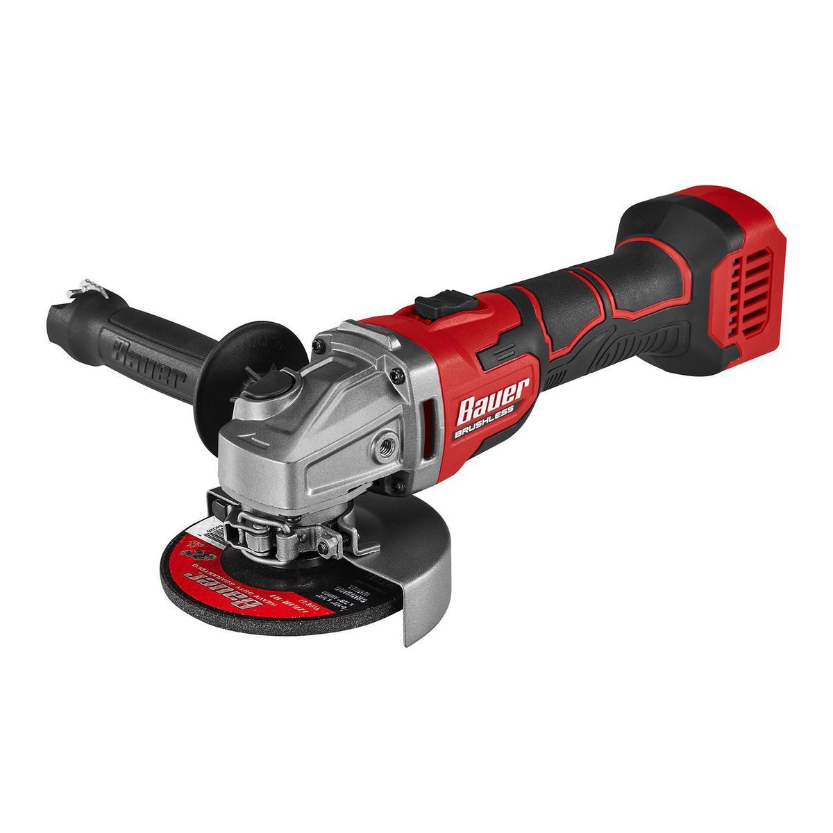 BAUER 20V Brushless Cordless 4-1/2 in. Slide Switch Angle Grinder - To ...