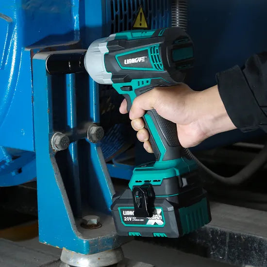 Battery Power Tools Liangye 18V Heavy Duty Cordless Electric Impact Wr ...