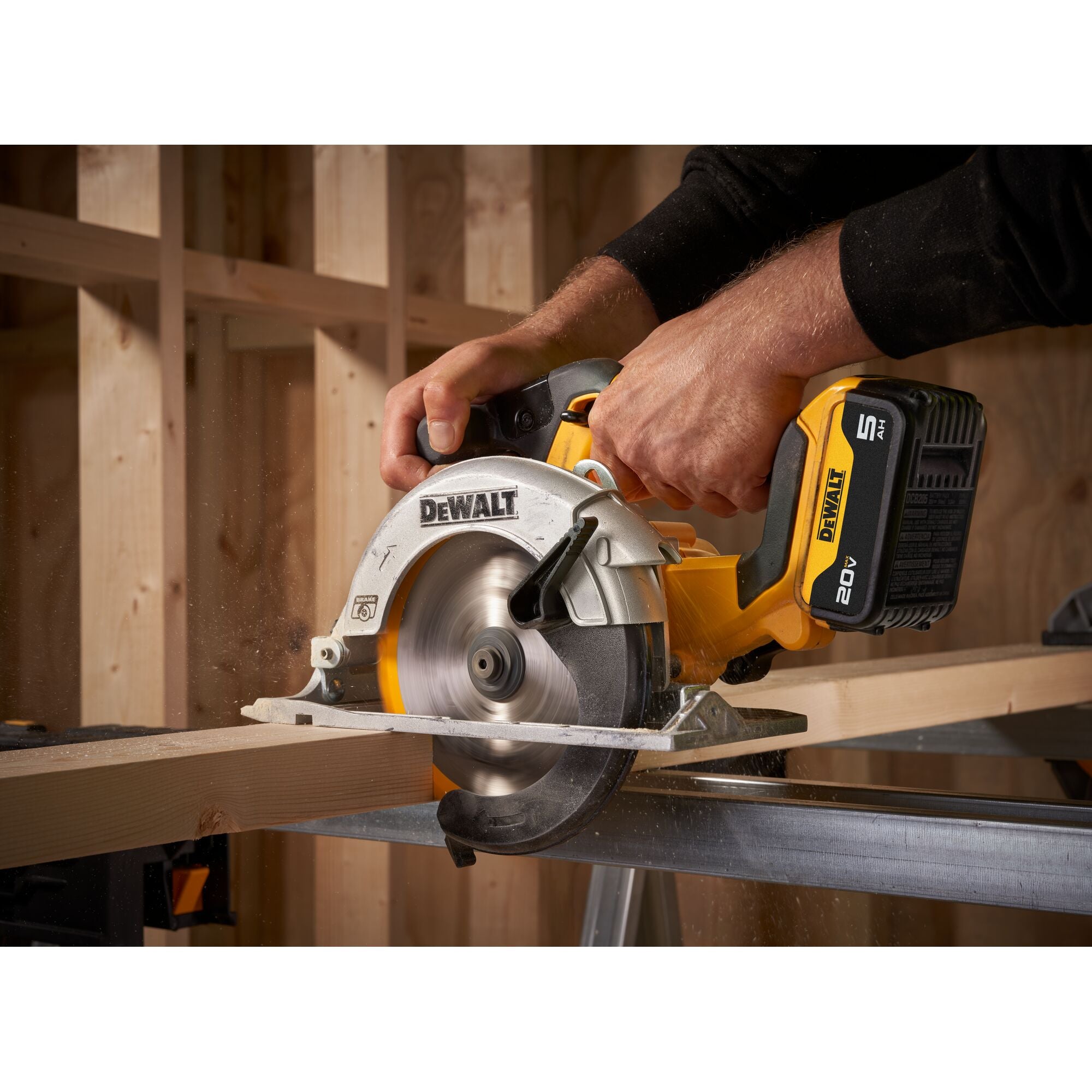 DEWALT 20-Volt MAX Brushless Cordless 6-1/2 in. Circular Saw (Tool-Onl ...