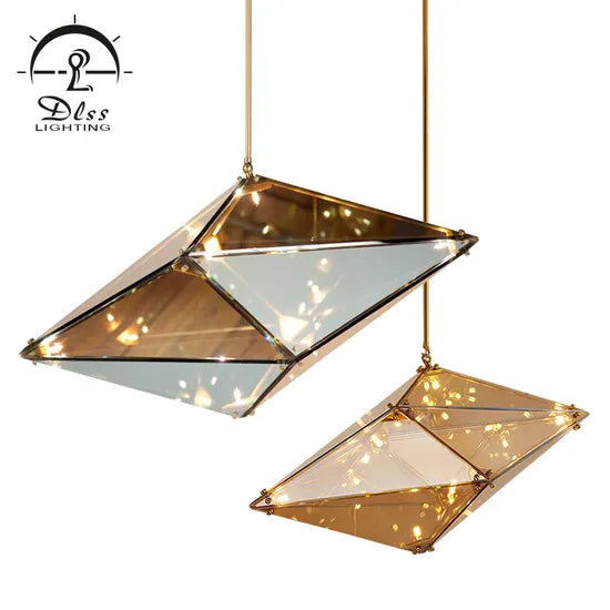 DLSS Lighting Diamond Metal Bright Lighting for Restaurant with Holder ...